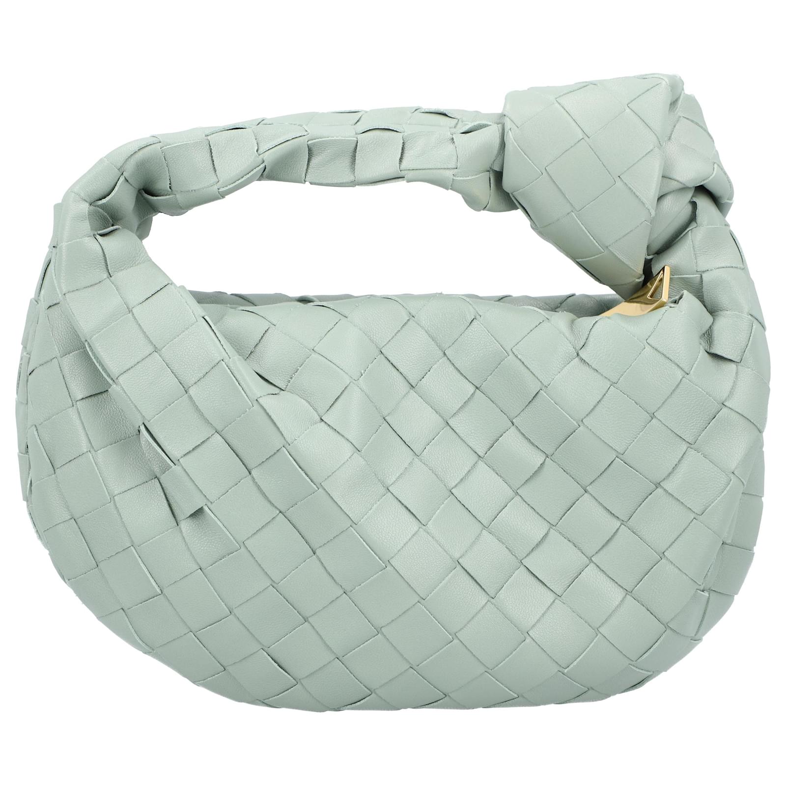 Bottega Veneta Mini Jodie green Leather Pony-style calfskin ref.1419030 ...