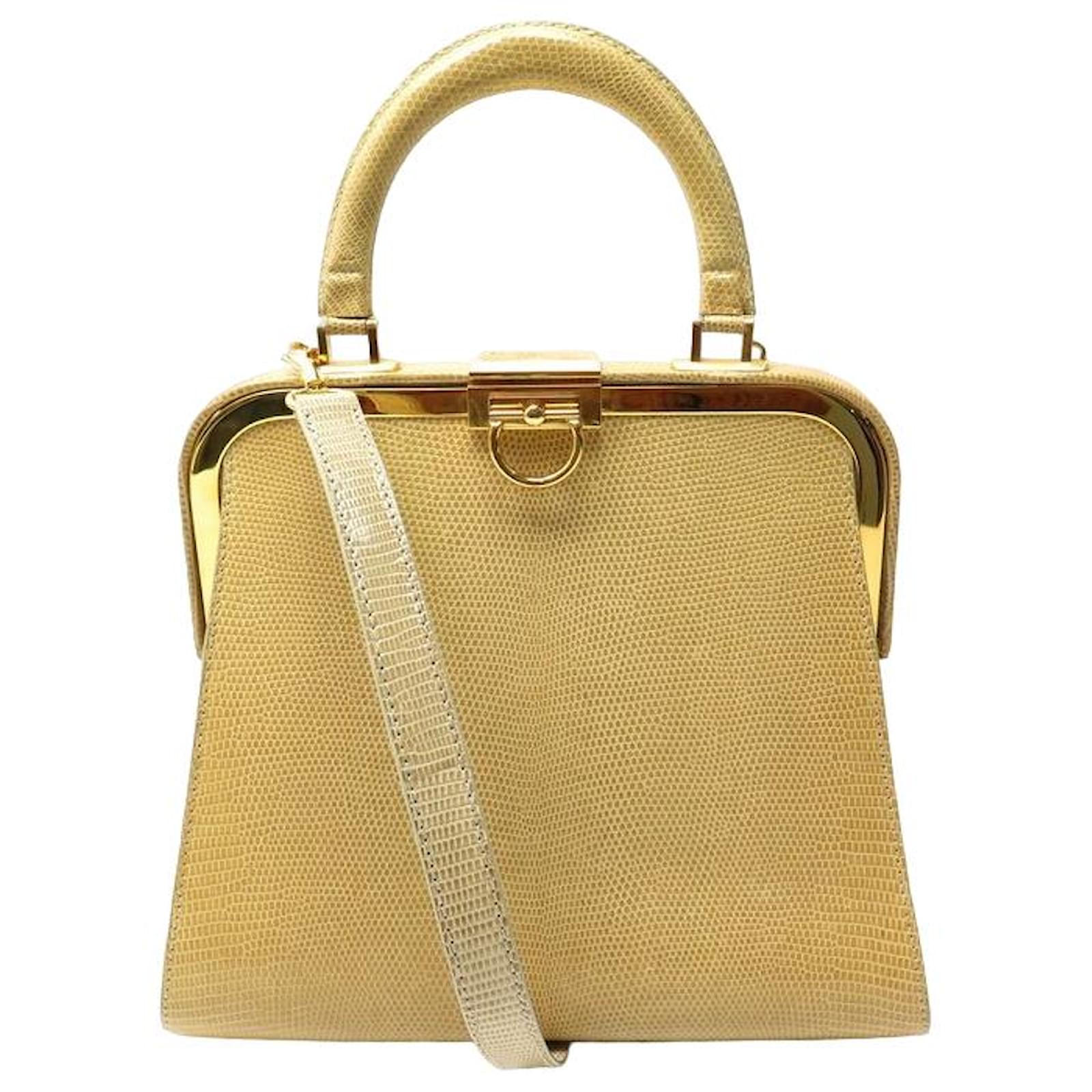 VINTAGE SAC A MAIN CHRISTIAN DIOR MALLETTE DE DOCTEUR CUIR DE LEZARD ...