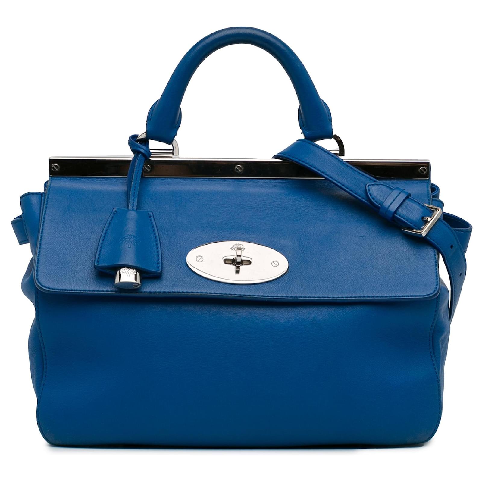 Mulberry Blue Suffolk Leather Satchel Pony-style calfskin ref.1421632 ...