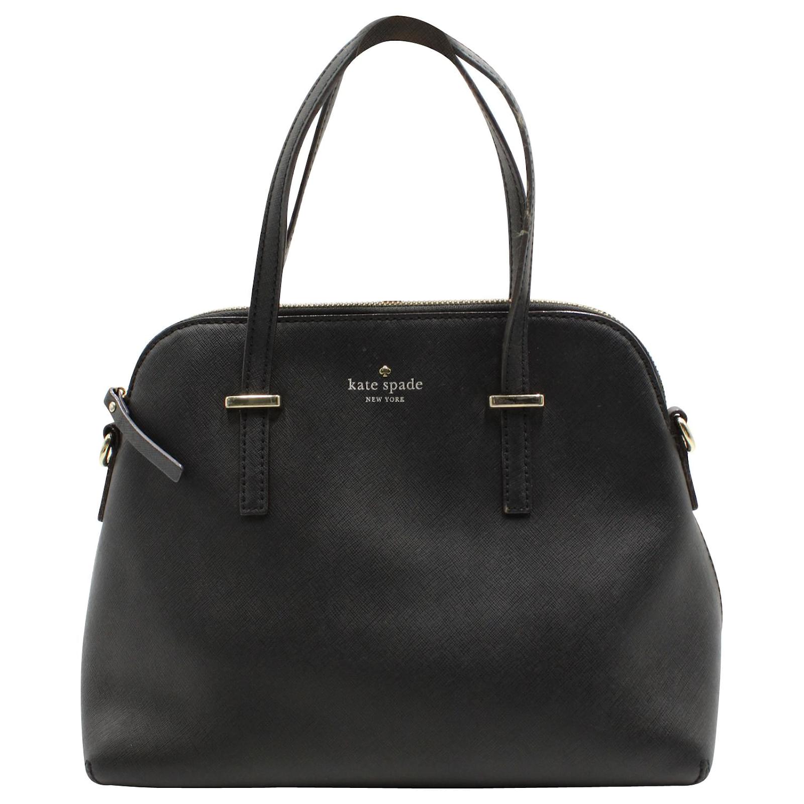 Kate Spade Cedar Street Maise Satchel Bag in Black Saffiano Leather ref ...