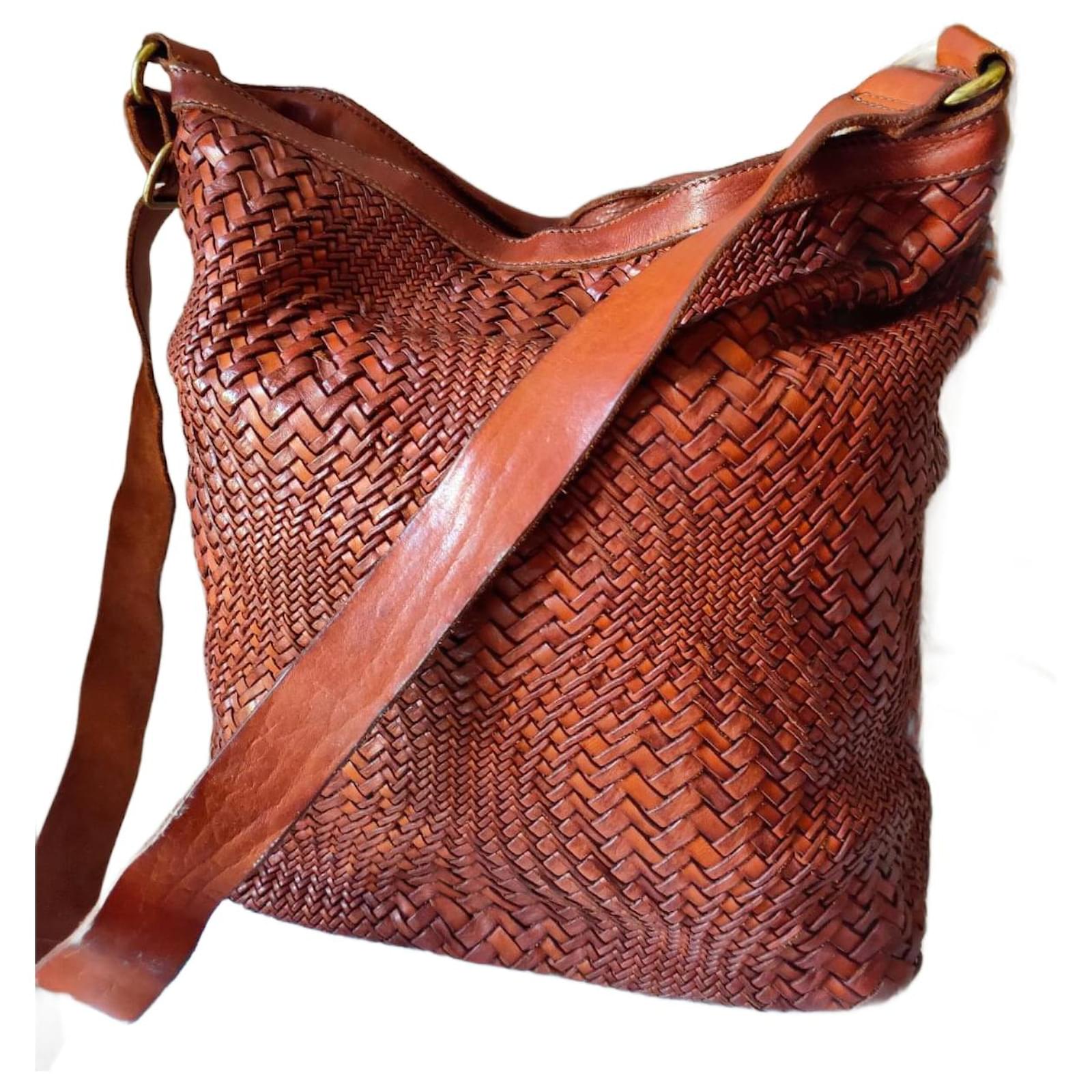 Campomaggi Handbags Cognac Leather ref.1424713 - Joli Closet