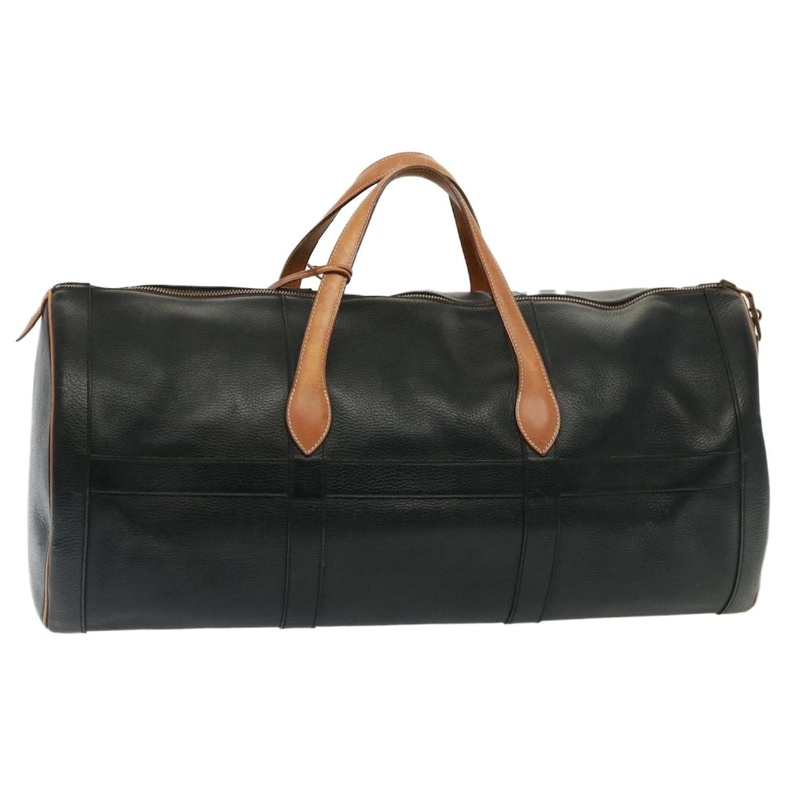 Hermès HERMES Early Boston Bag Leather Black Auth bs14978 ref.1427054 ...