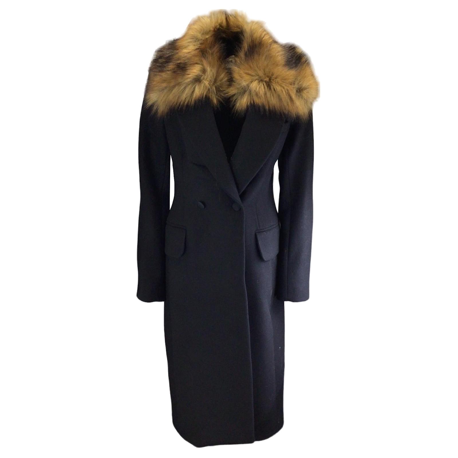 Khaite Black Finna Double Breasted Wool Coat ref.1429636 - Joli Closet