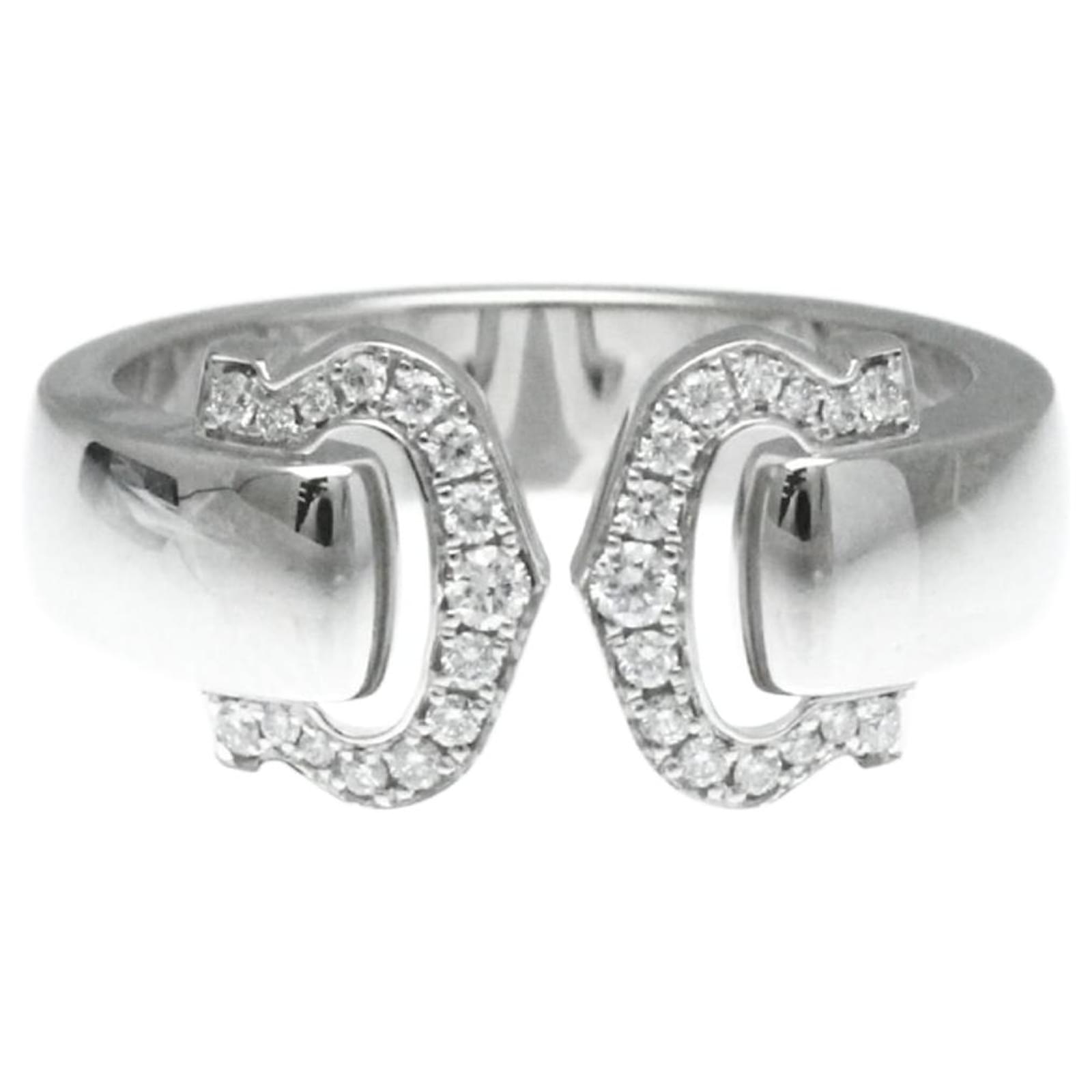Cartier C2 Silvery White gold ref.1429976 - Joli Closet