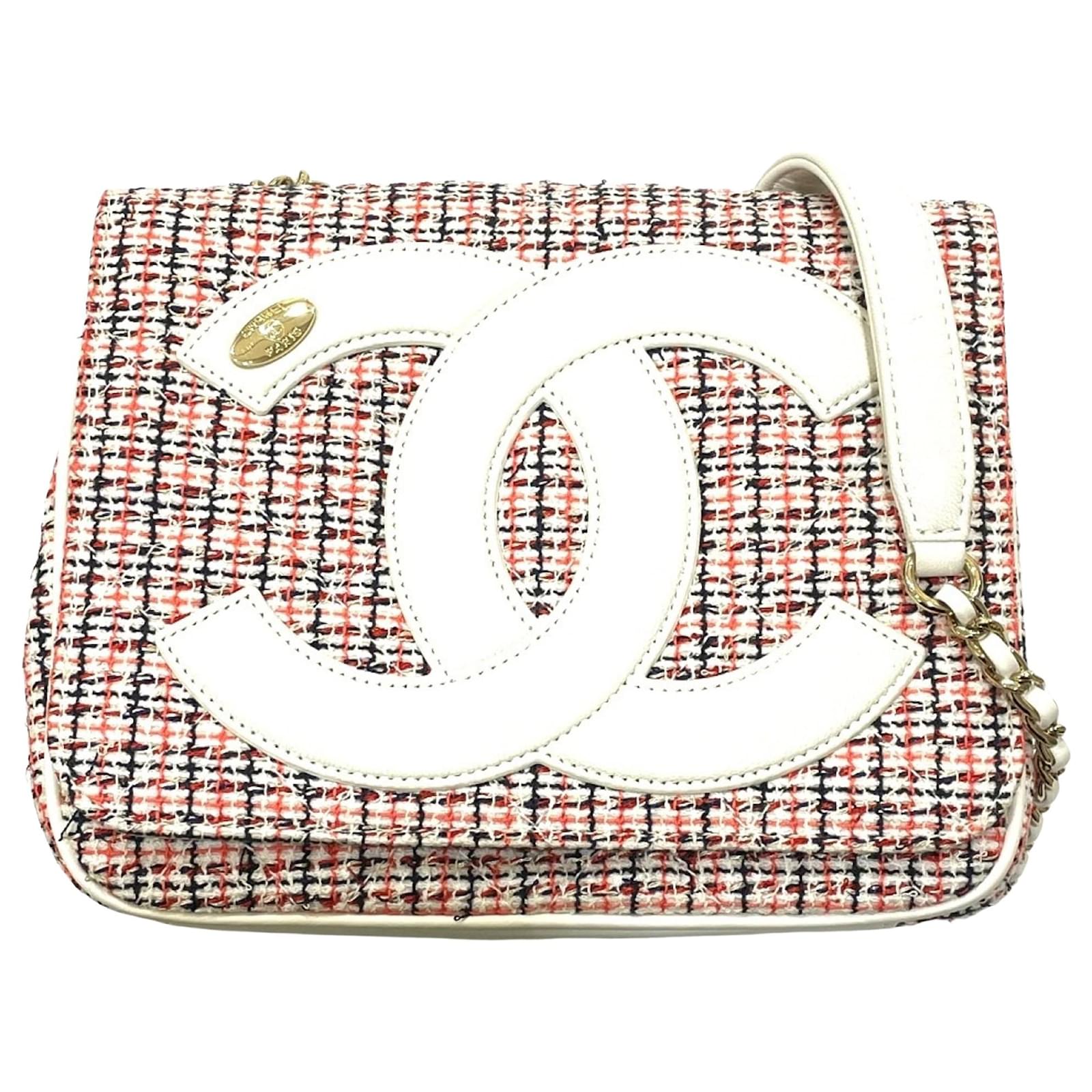 Chanel Logo CC Multiple colors Tweed ref.1430456 - Joli Closet