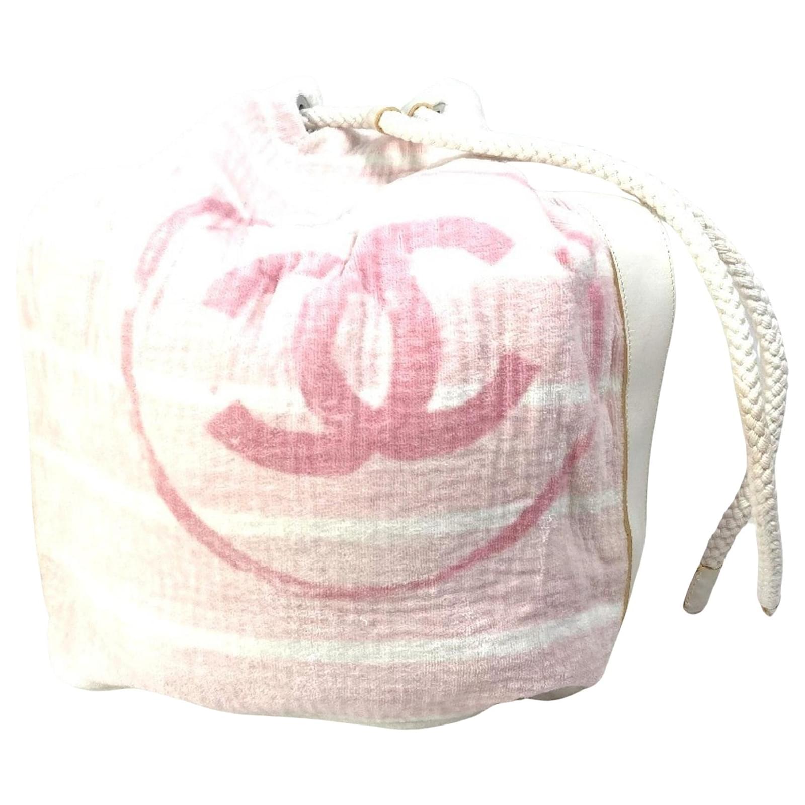 Chanel Logo CC Pink Cotton ref.1431591 - Joli Closet