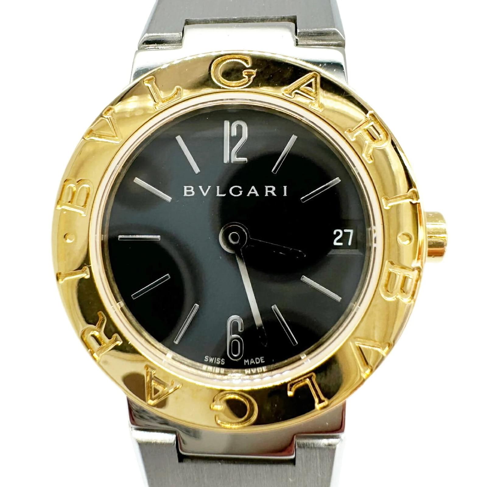 Bulgari Bvlgari Women's Quartz Wristwatch in Stainless Steel and Yellow ...