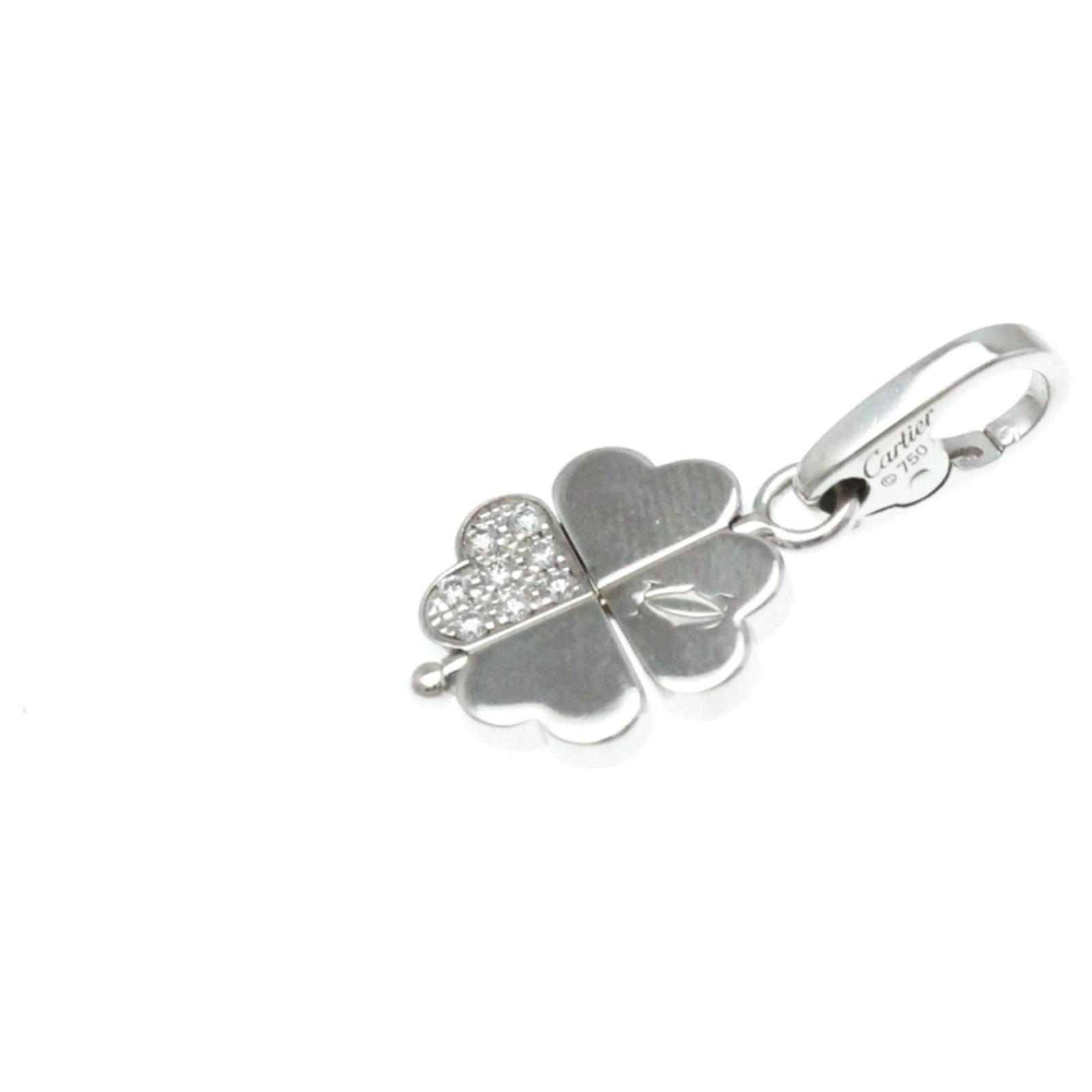 Cartier CLover Diamond Silvery White gold ref.1434469 - Joli Closet