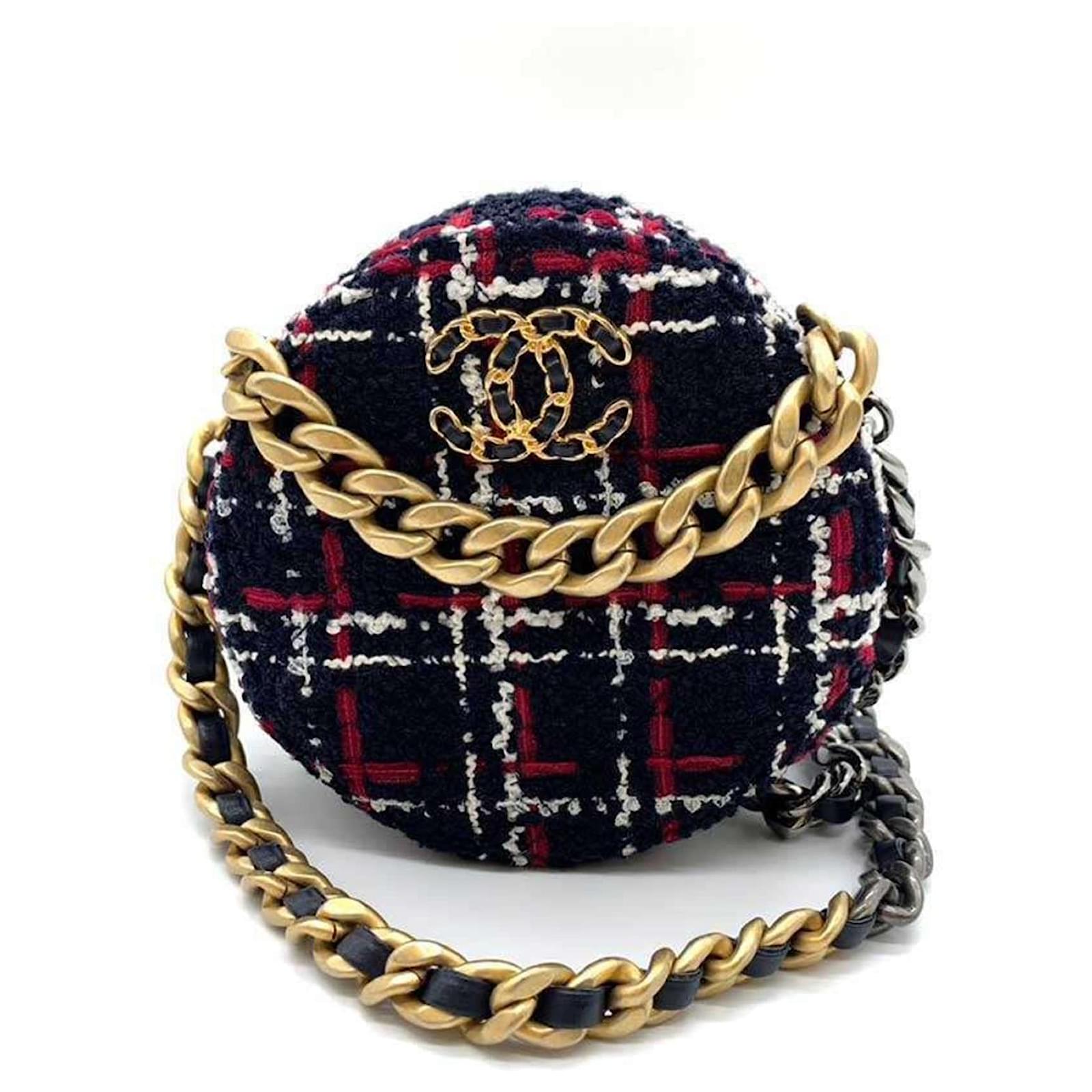 Chanel Chanel 19 Navy blue Tweed ref.1434705 - Joli Closet