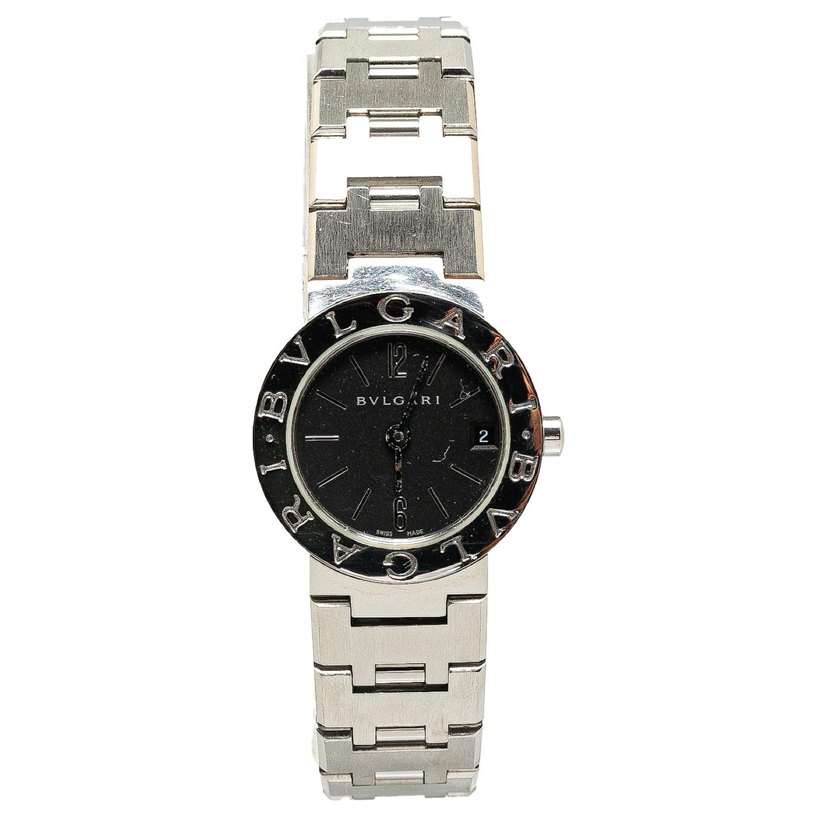 Bulgari Bvlgari Silver Quartz Stainless Steel Bvlgari Bvlgari Watch ...