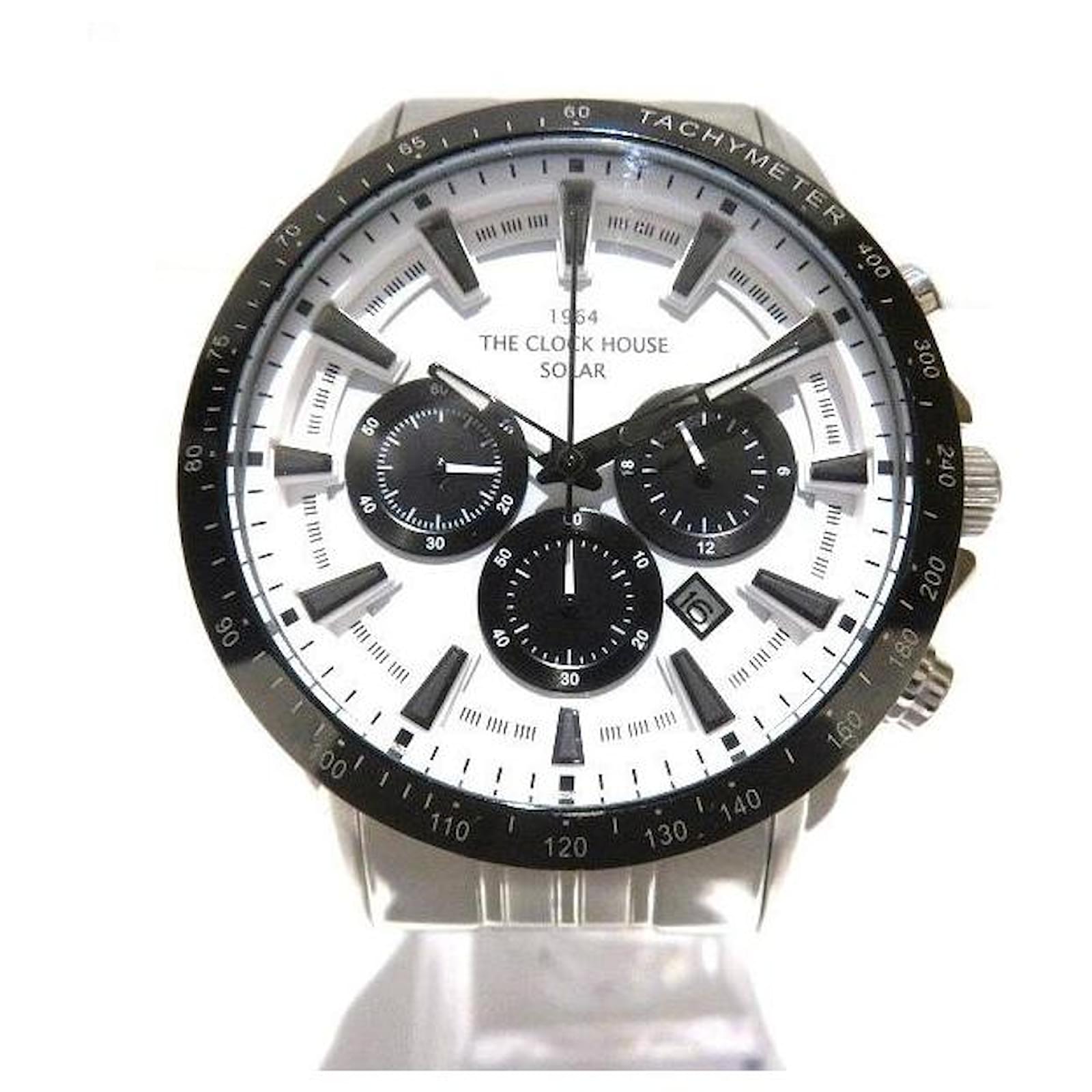& Other Stories The Rockhouse MBC1003-WH1A Solar Chronograph White Men's Watch [Used] in Good ...