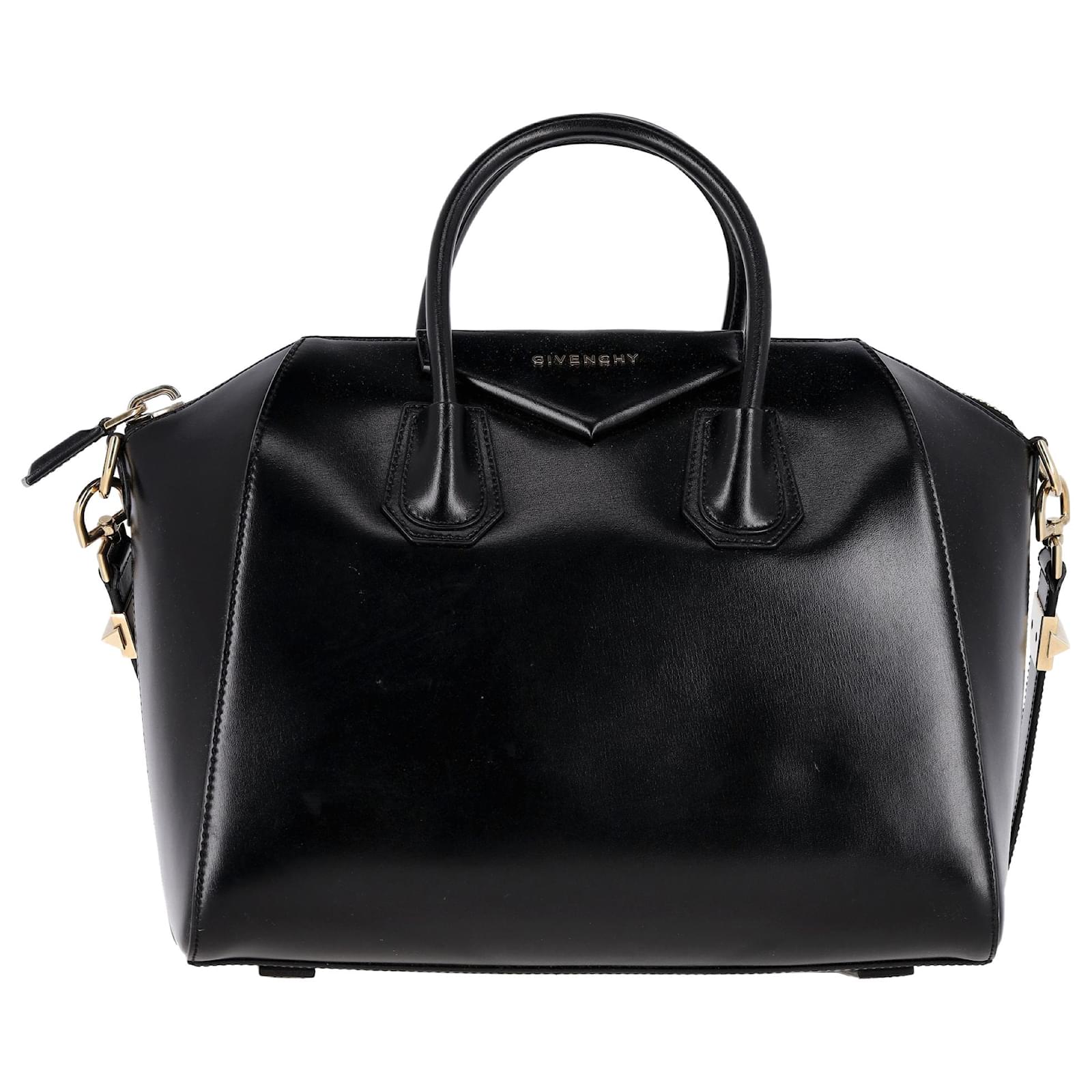 Givenchy Medium Antigona Bag in Black Leather ref.1439330 - Joli Closet