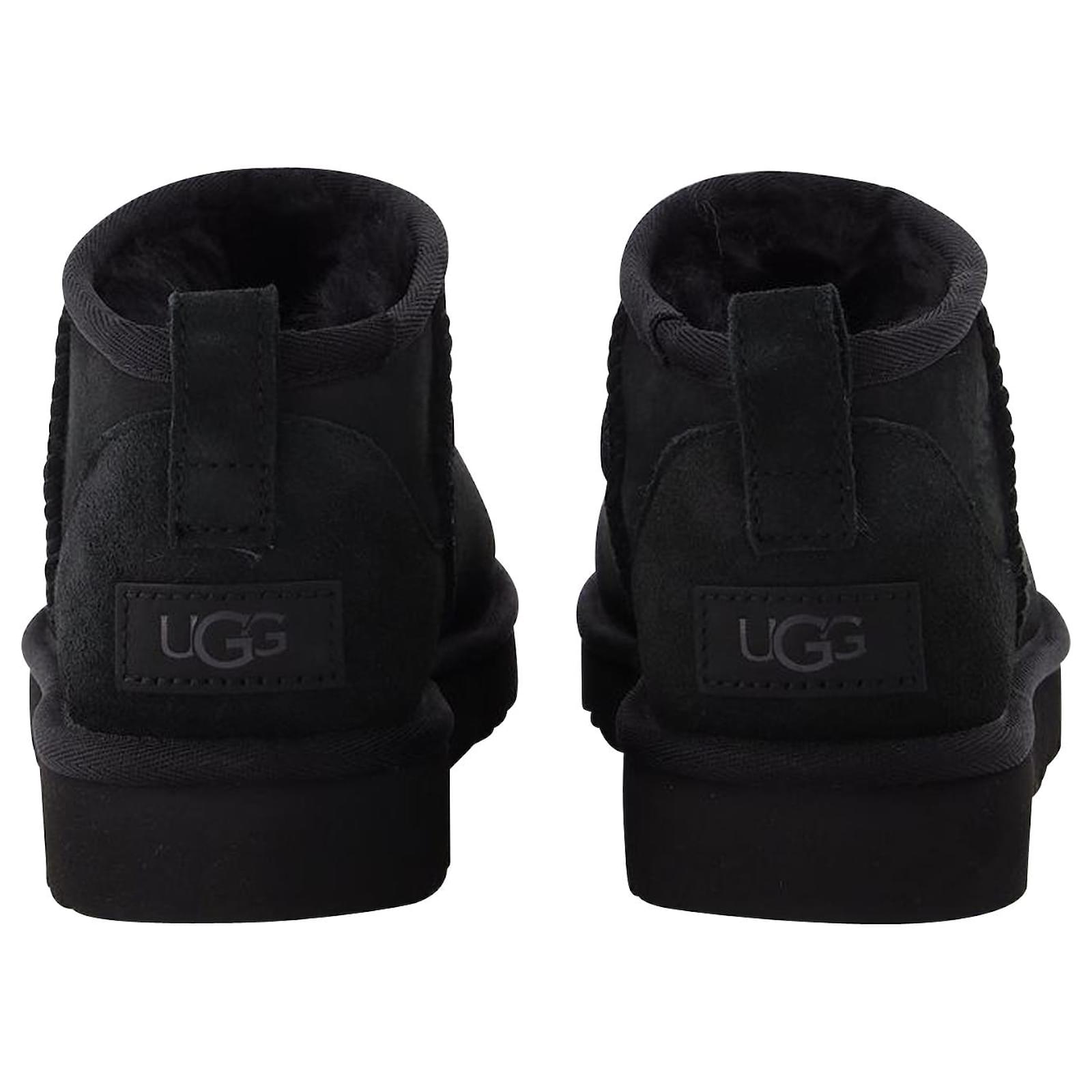 Ugg Classic Ultra Women in Black Shearling Leather ref.1440700 - Joli ...