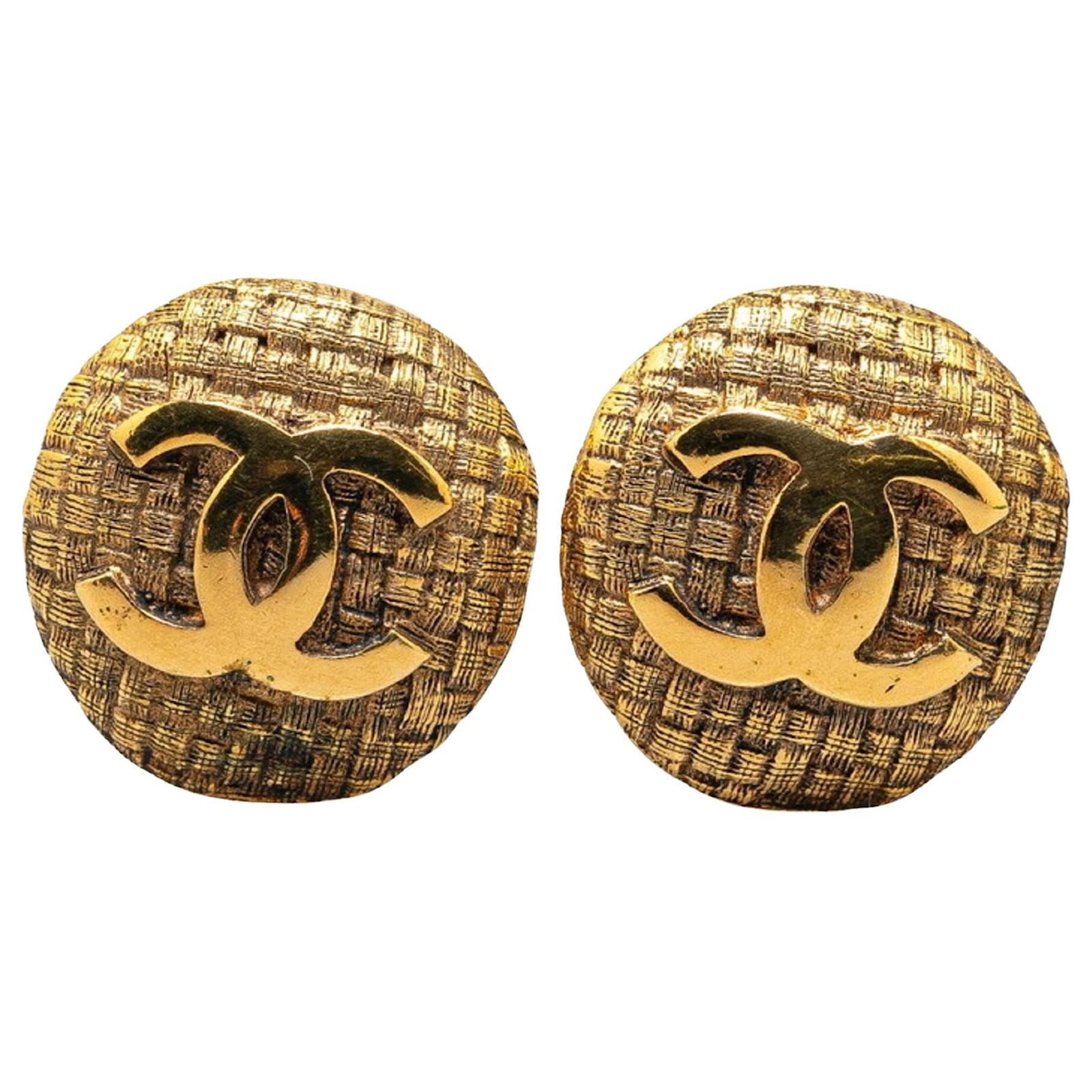 Chanel Logo CC Golden Gold-plated ref.1441847 - Joli Closet