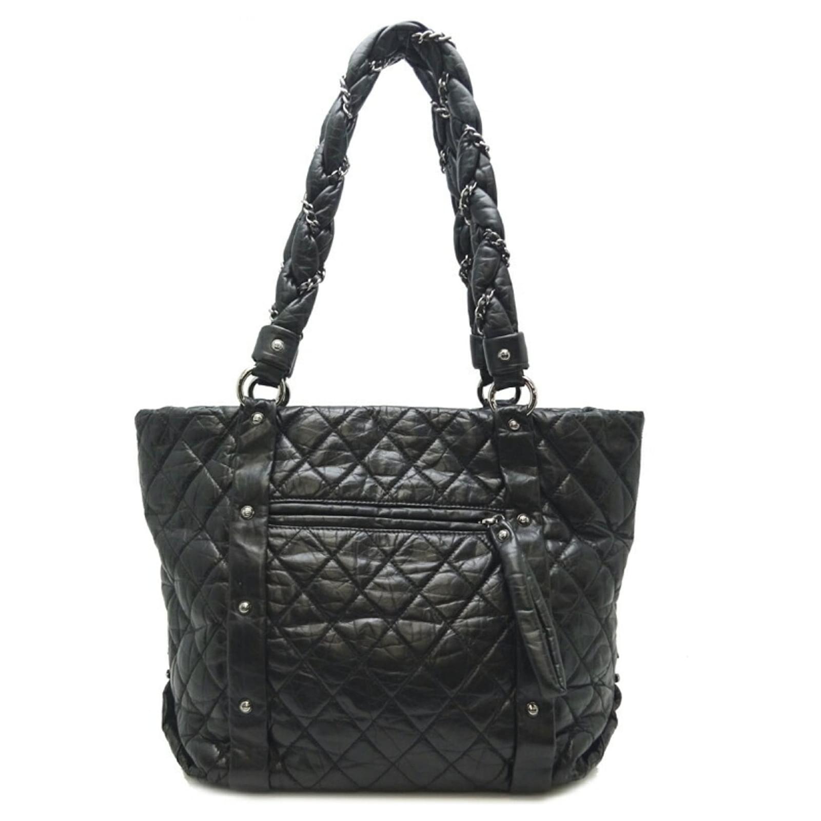 Chanel Bubble Quilt Black Leather ref.1442019 - Joli Closet