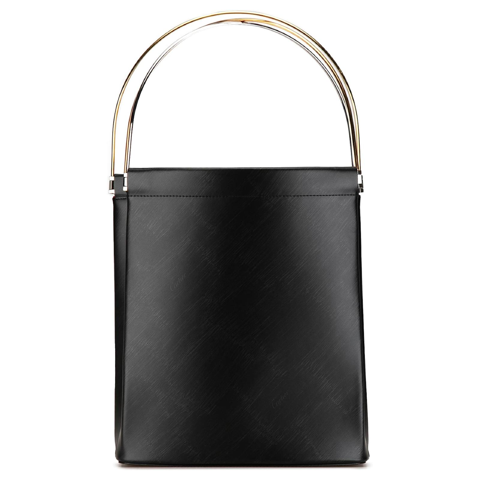 Black Cartier Leather Trinity Handbag ref.1444335 - Joli Closet