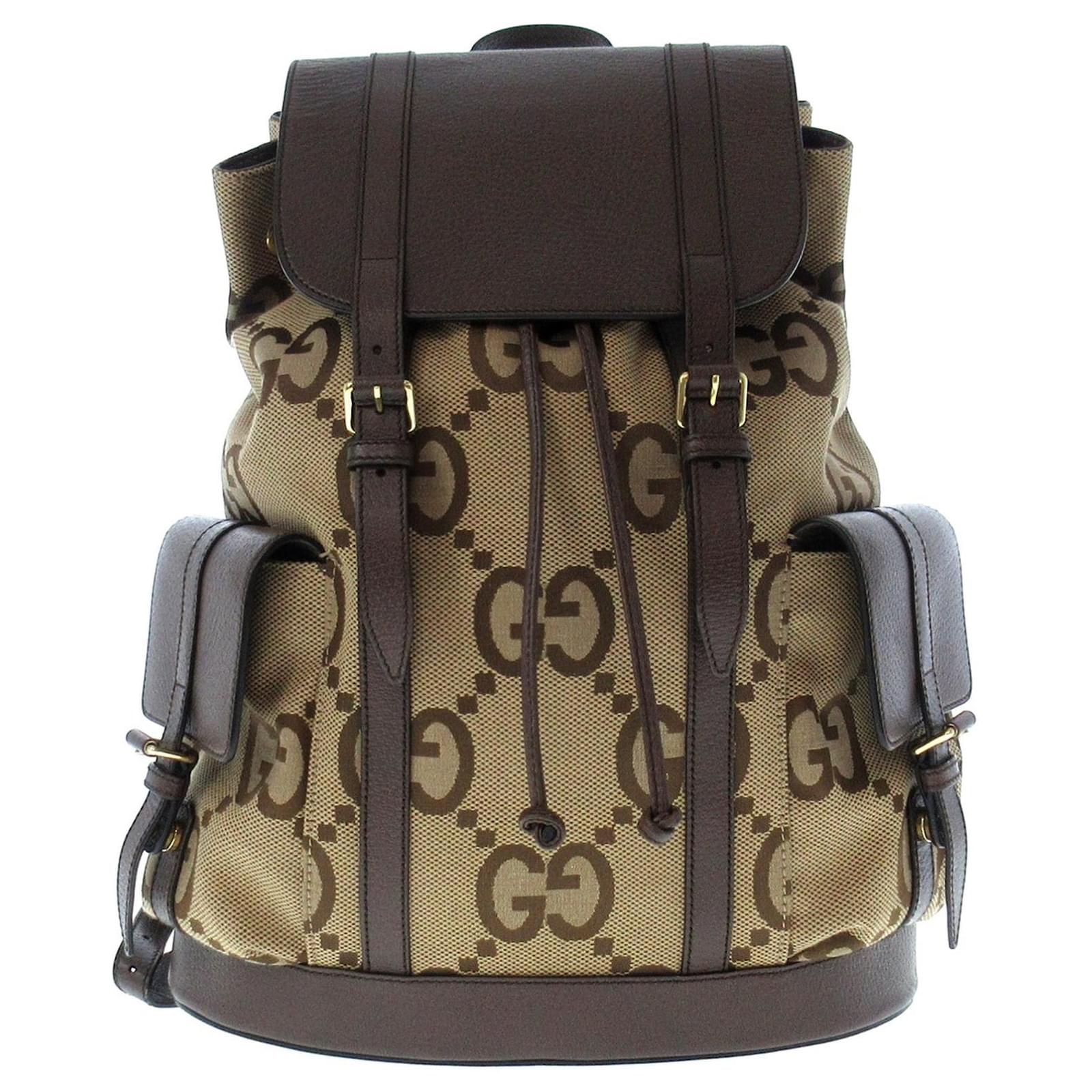 Black Gucci Jumbo GG Canvas Backpack (Sold) - Joli Closet