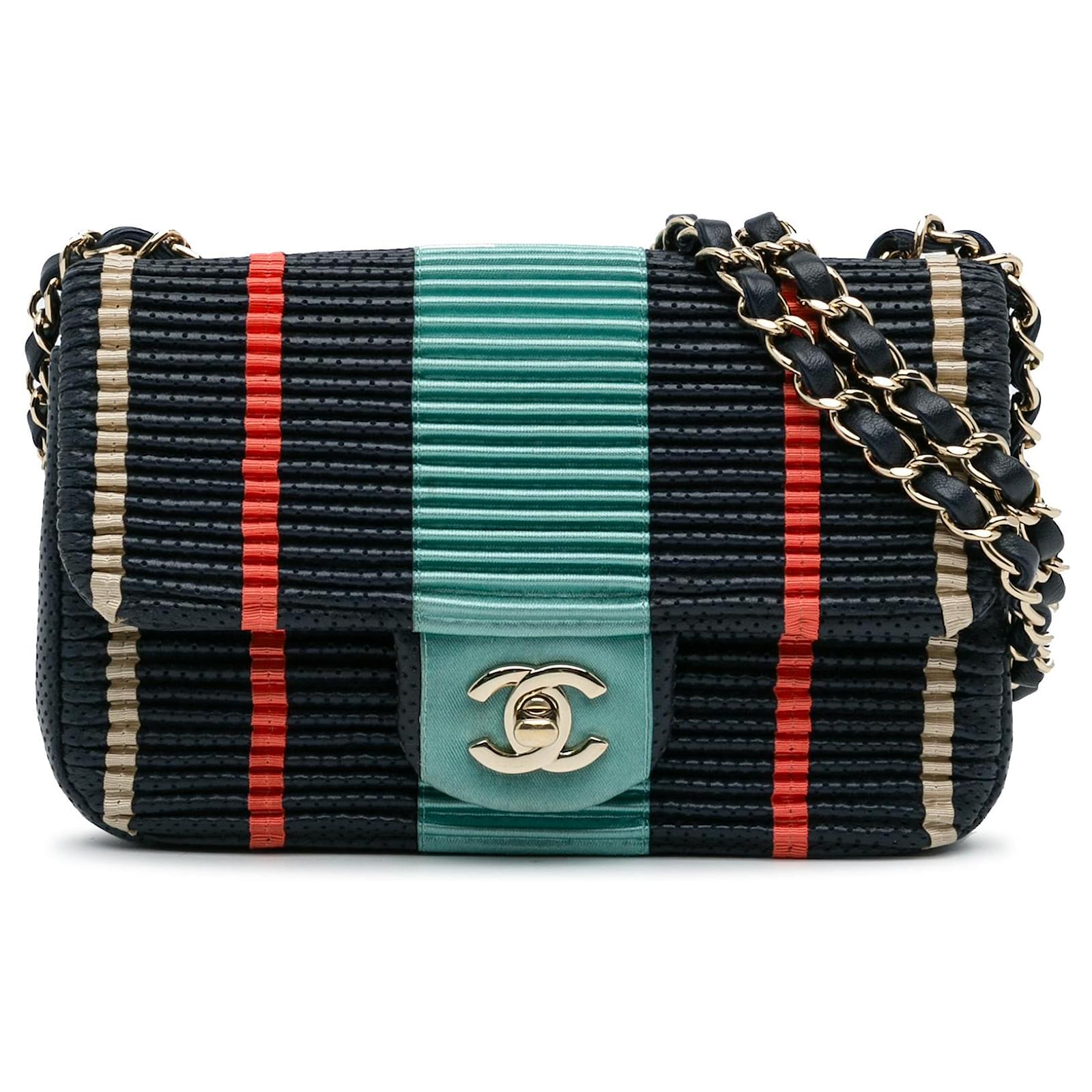 Black Chanel New Mini Classic Single Flap Crossbody Bag Leather ref ...