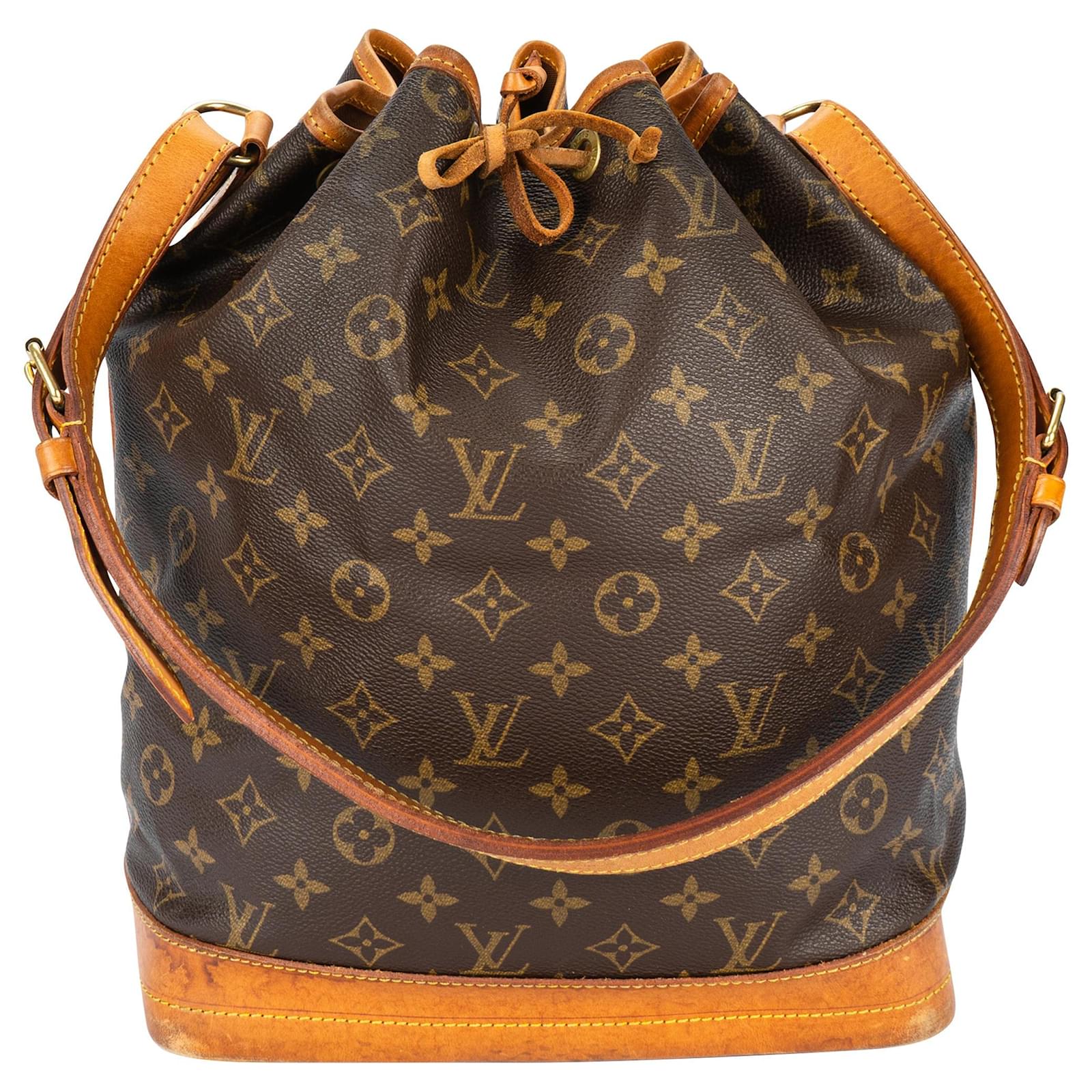 Louis Vuitton Canvas Monogram Sac Noe Grande Brown Cloth ref.1444631 ...