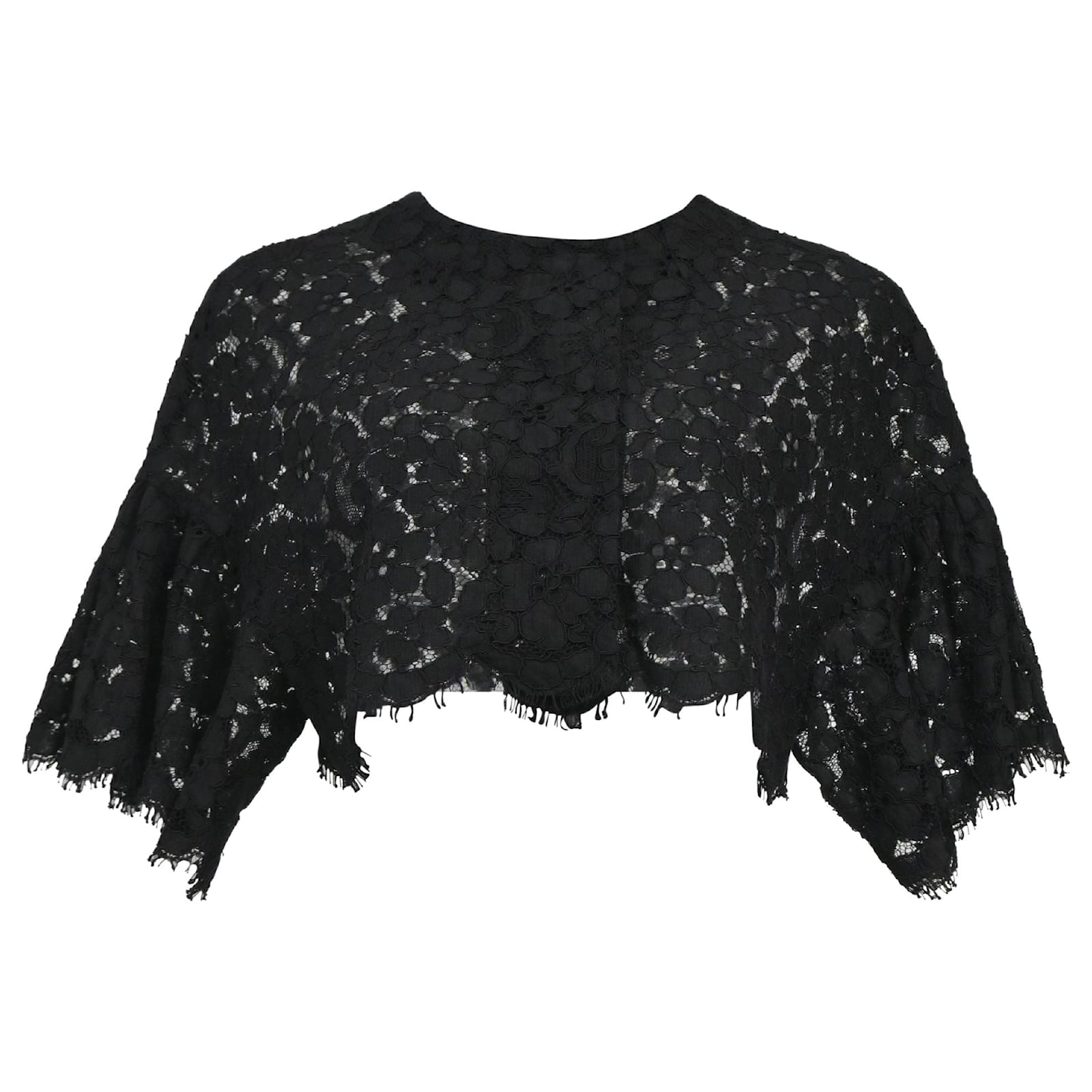 Dolce & Gabbana Lace Bolero Top in Black Cotton ref.JC1444691 (Sold ...