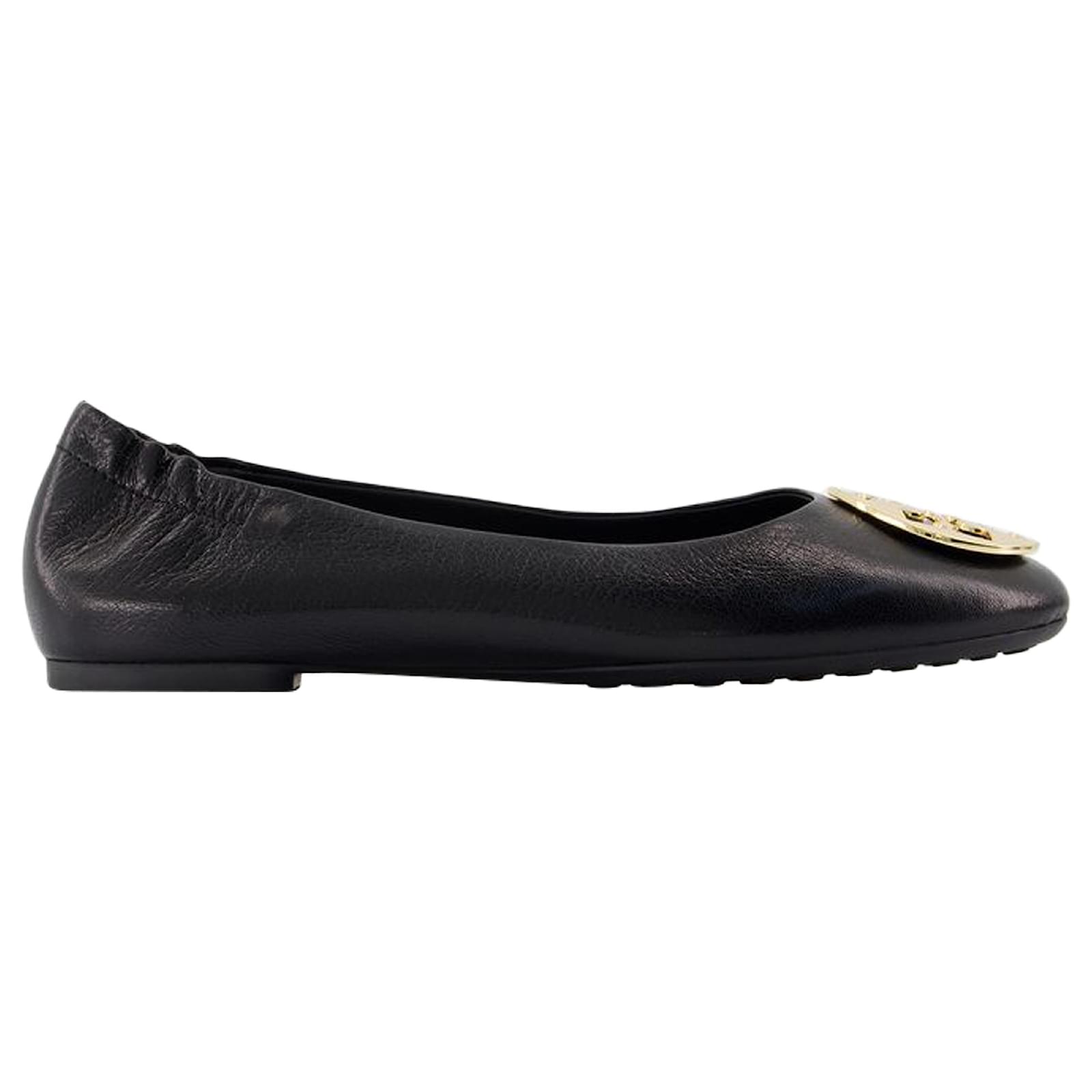 Claire Ballerinas - Tory Burch - Leather - Black Goatskin ref.1444740 ...