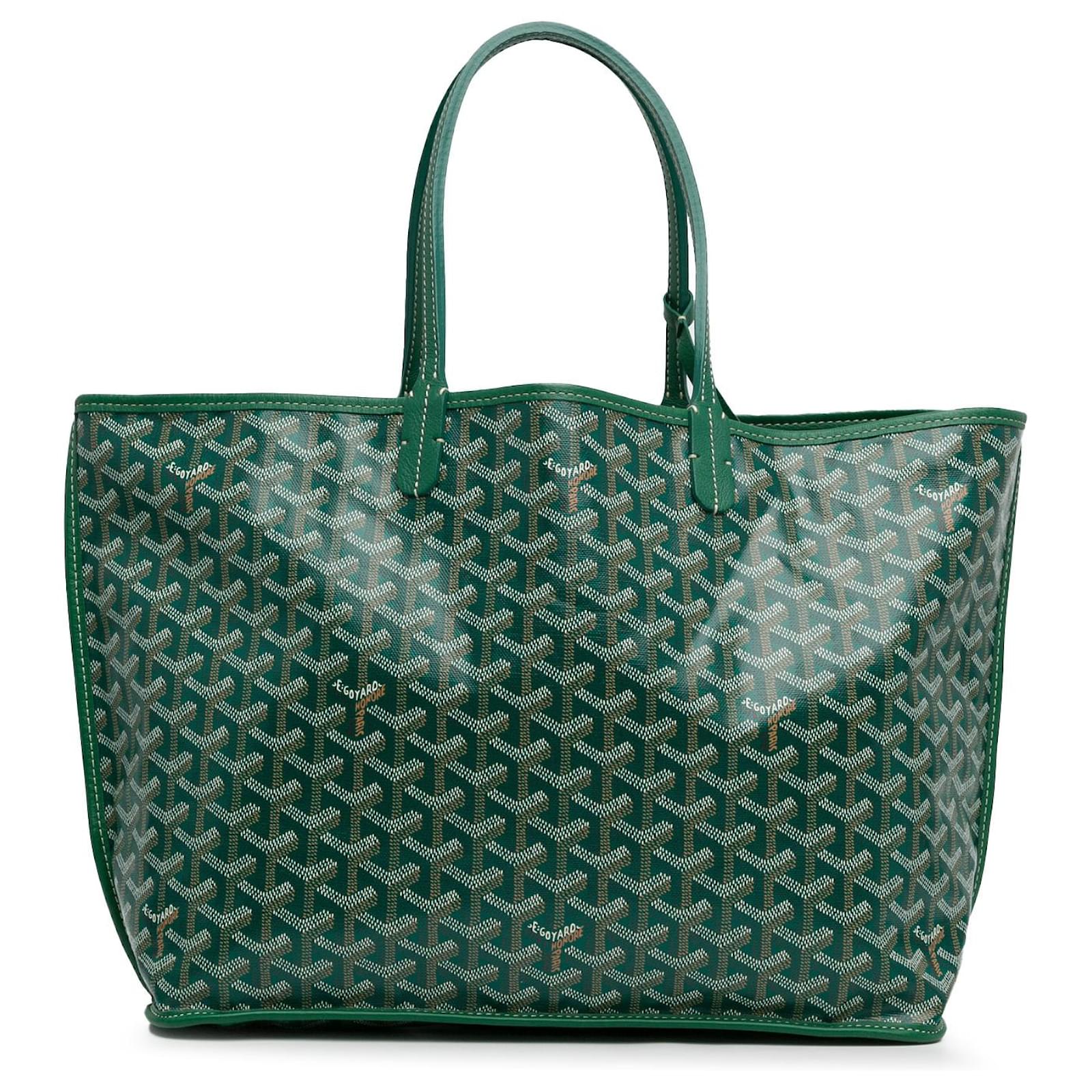 Goyard Green Goyardine Reversible Anjou GM Cloth Cloth ref.1445563 ...