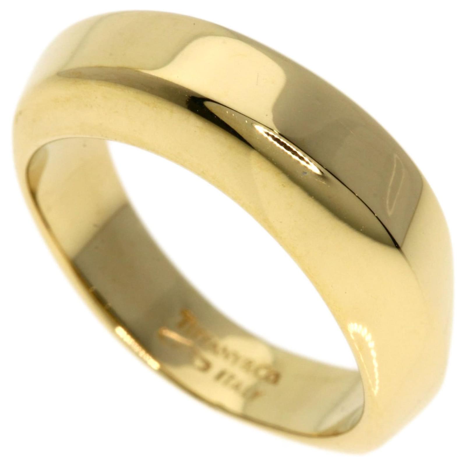 Tiffany & Co Tiffany Knife Edge Ring in 18K Yellow Gold for Women (Sold ...