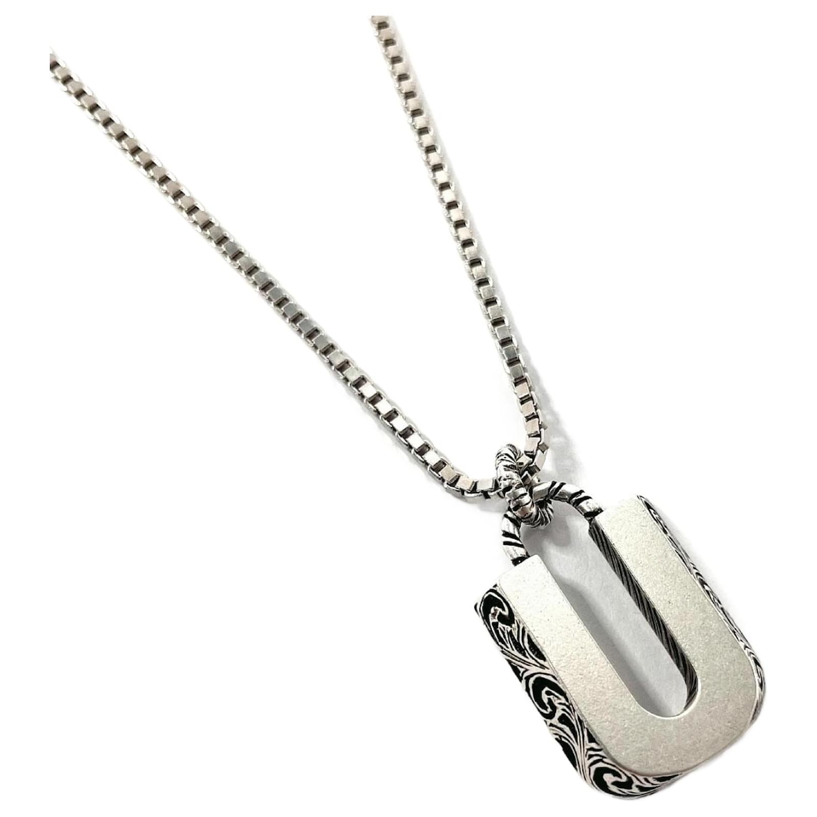 GUCCI Initial Necklace in Silver 925 for Women Silvery ref.1447825 Joli Closet