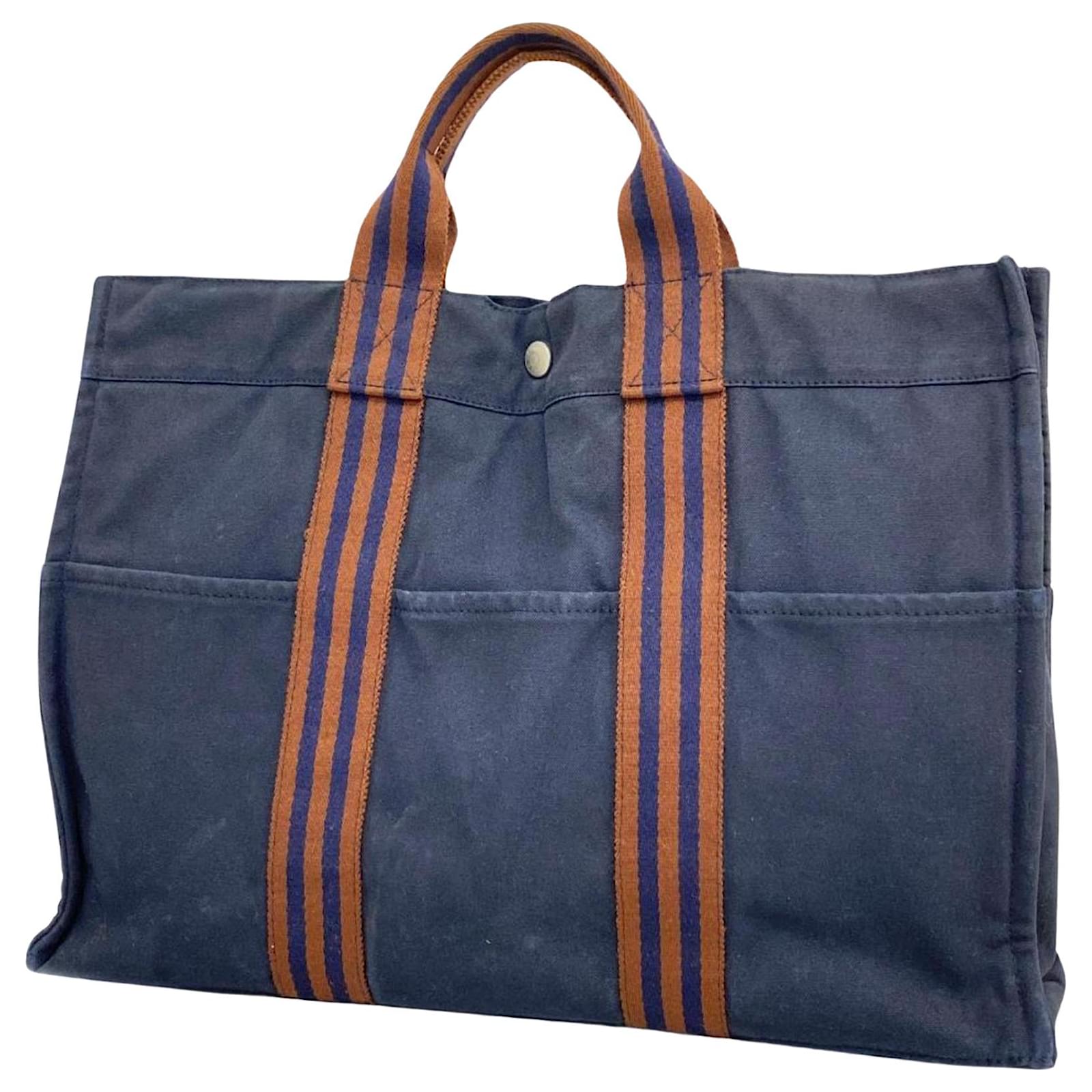 Hermès Toto Navy blue Cloth ref.1449912 - Joli Closet