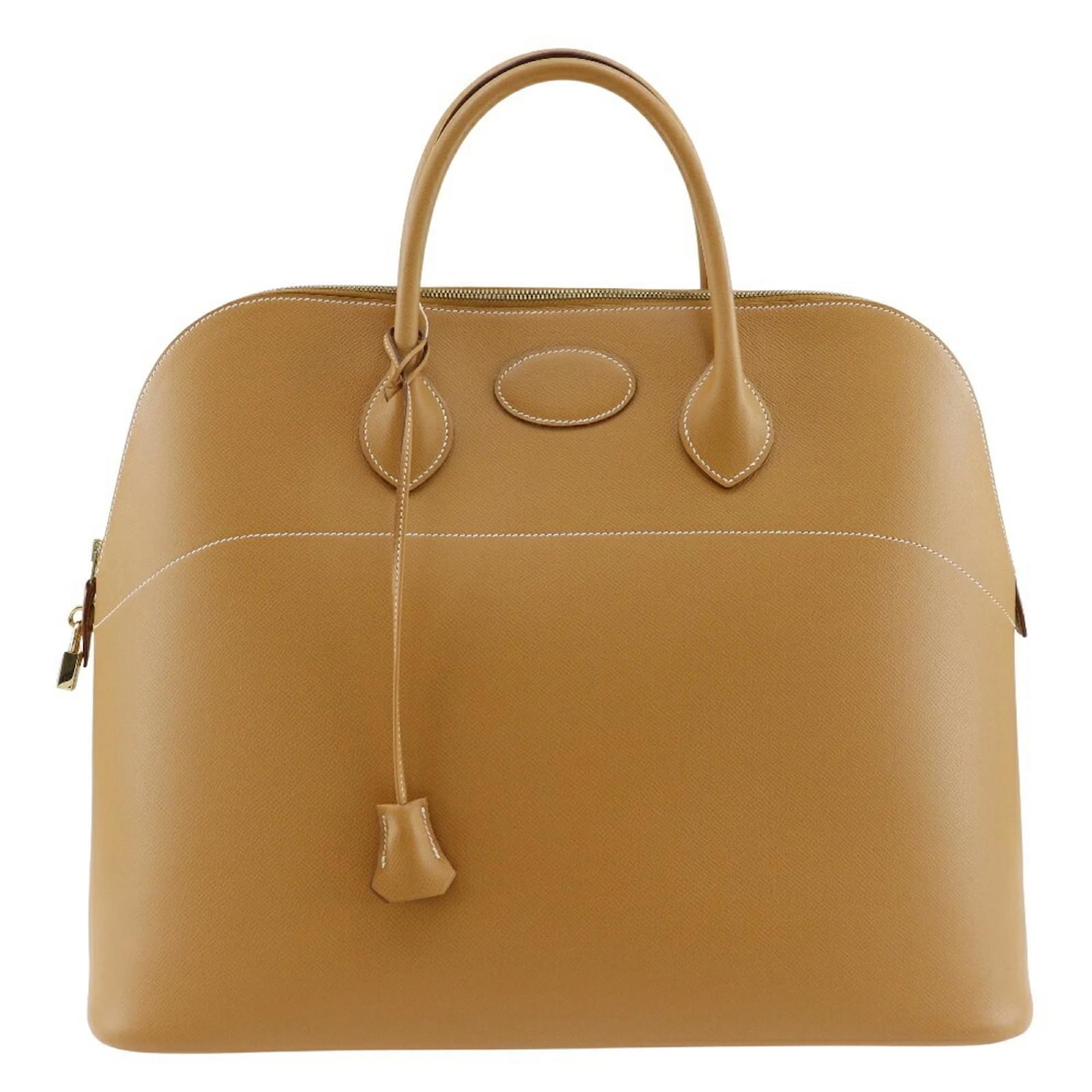 Hermès Hermes Bolide 45 Boston Bag Camel Leather ref.1452737 - Joli Closet