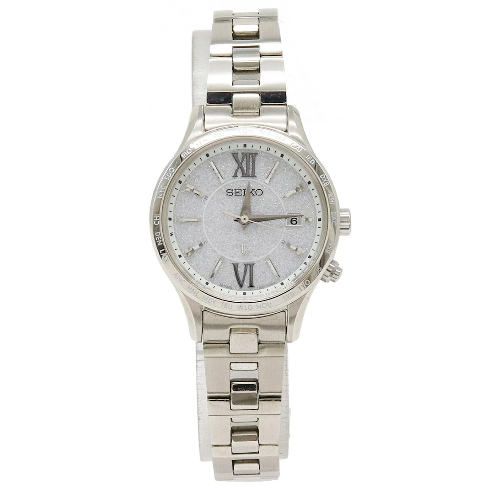 Seiko Lukia Ladies Solar Radio-Controlled Watch ref.1454105 - Joli Closet