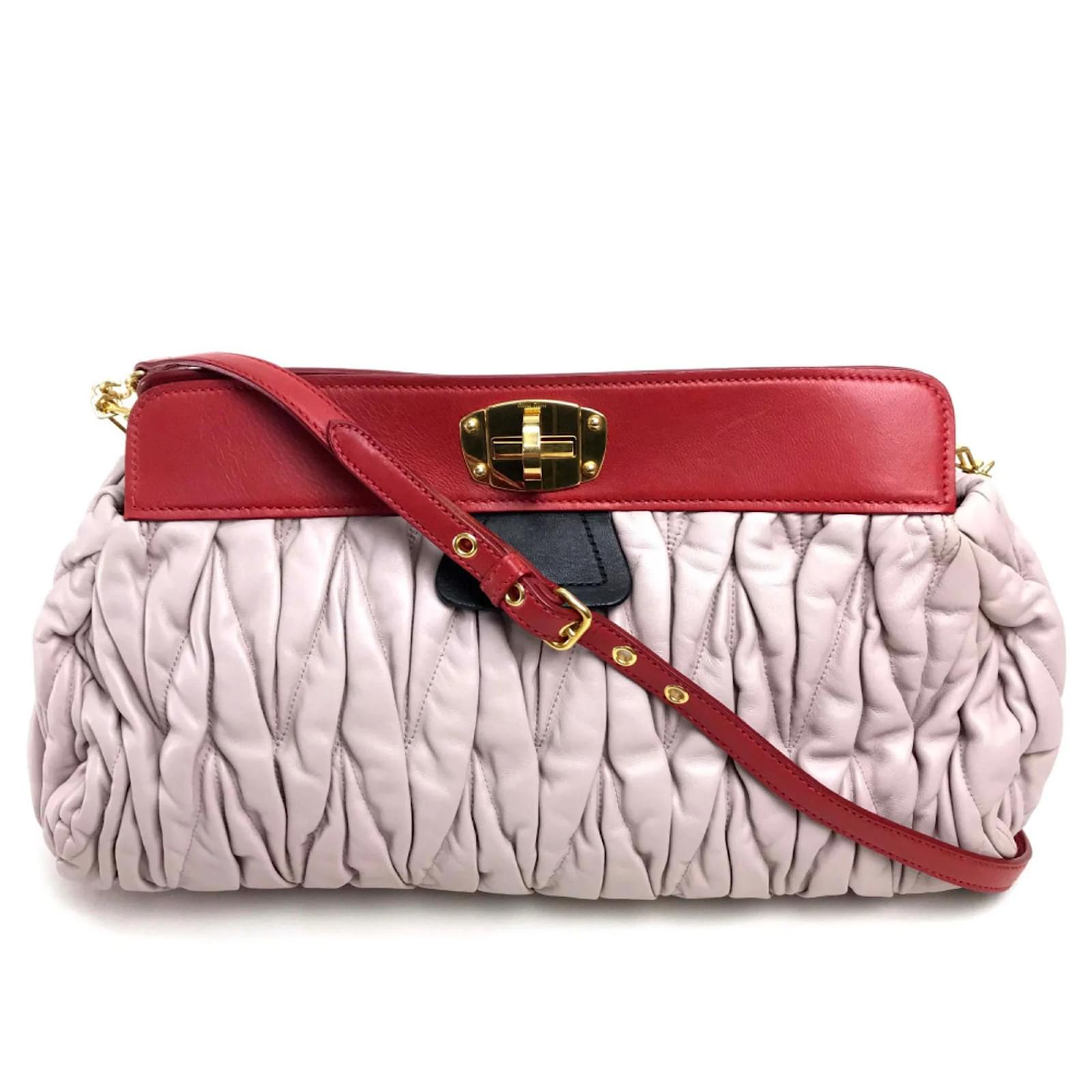 Miu Miu Pink Leather Handbag ref.1454871 - Joli Closet