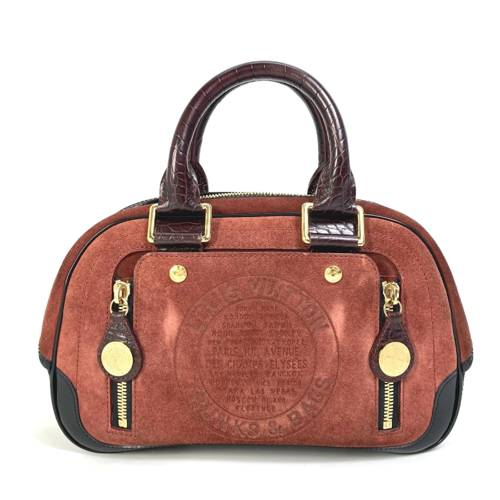 Louis Vuitton Mini Duffle Bag Brown Leather ref.1456763 - Joli Closet