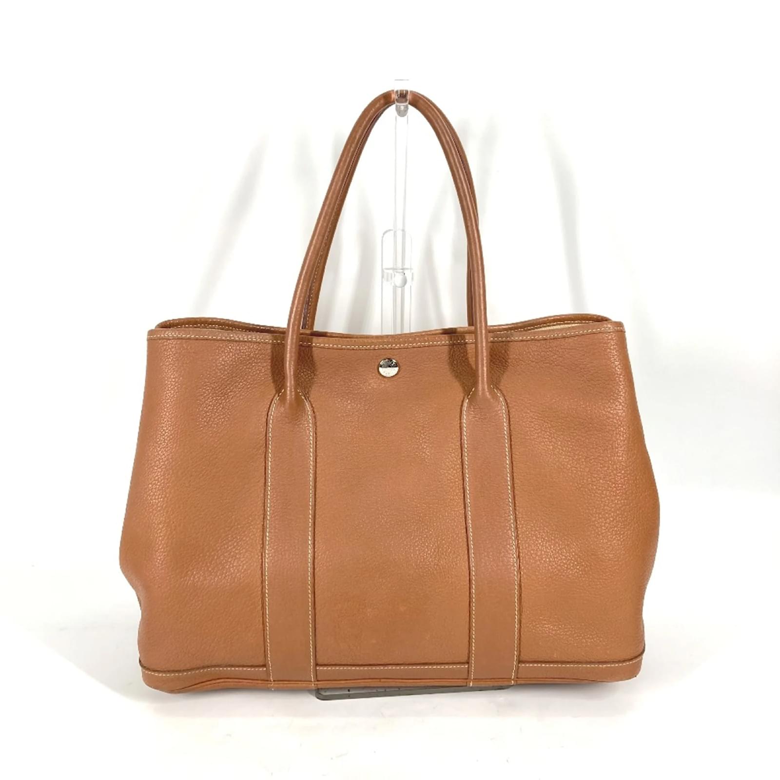 Hermès Hermes Brown Leather Tote Bag ref.1456979 - Joli Closet