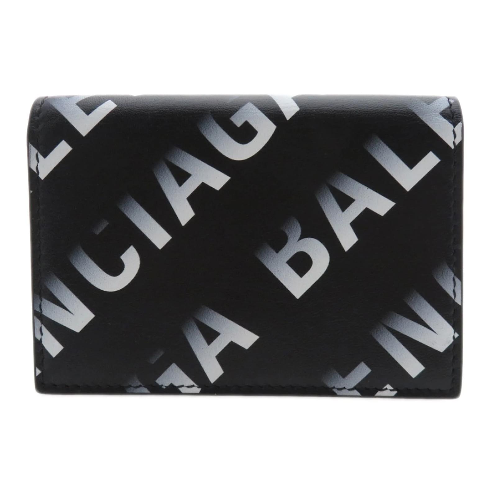 Balenciaga Bi-Fold Wallet Black ref.1462353 - Joli Closet