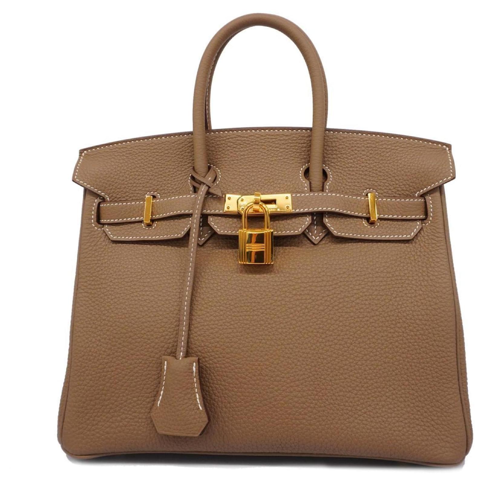Hermès Hermes Birkin 25 Handbag in Etoupe Gray Taupe Leather ref.1462553 - Joli Closet