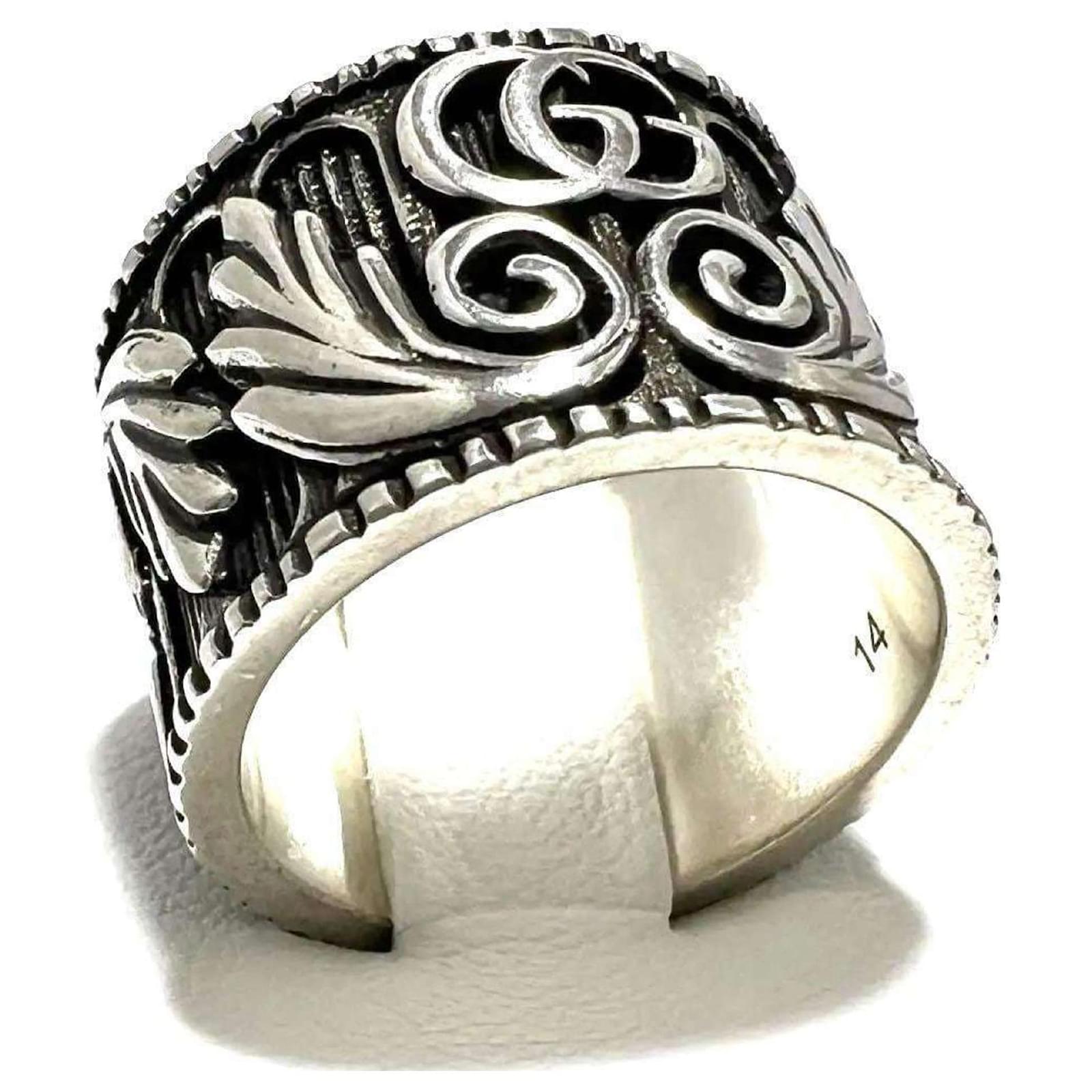 Gg silver ring store