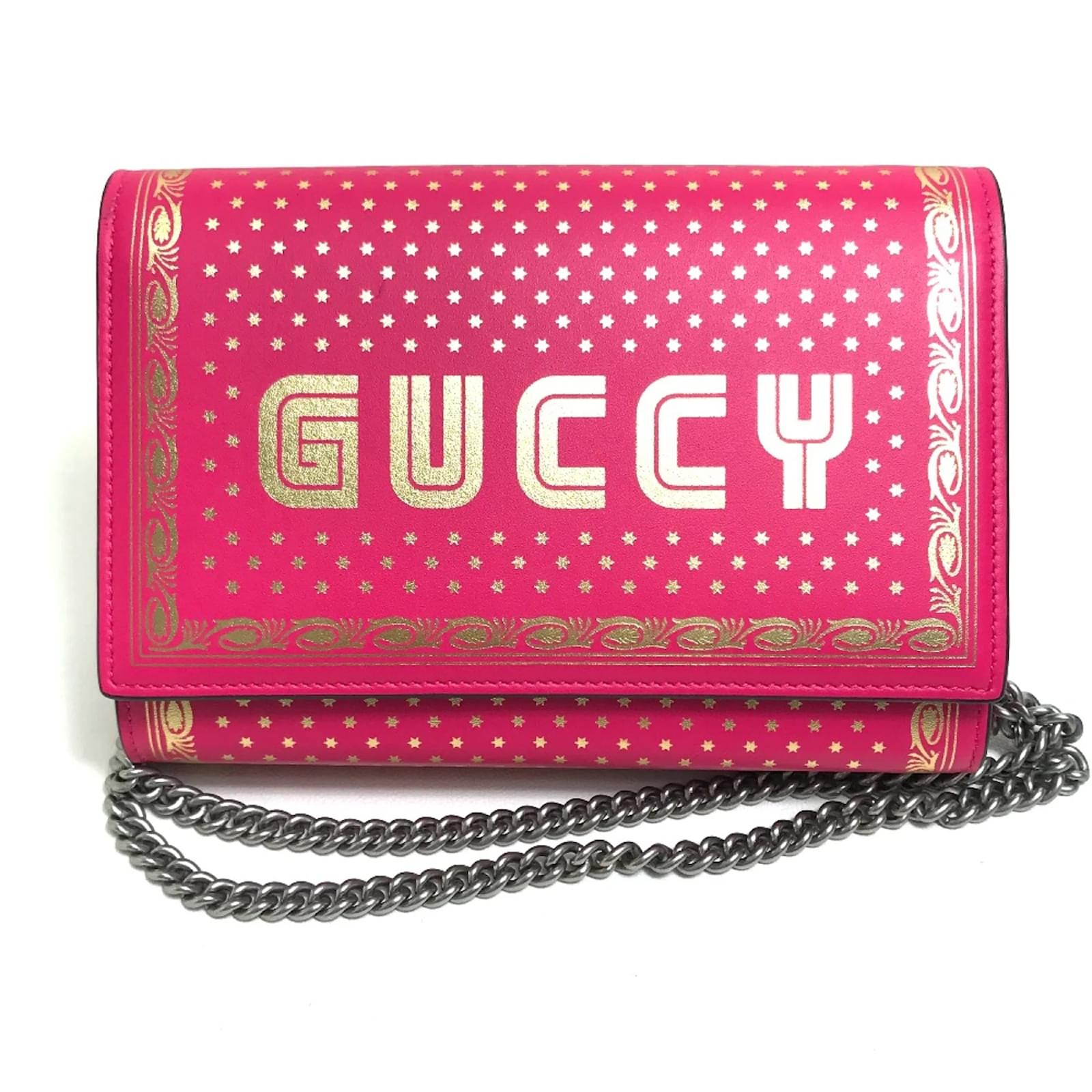 Gucci Pink Leather Long Wallet ref.1463249 - Joli Closet