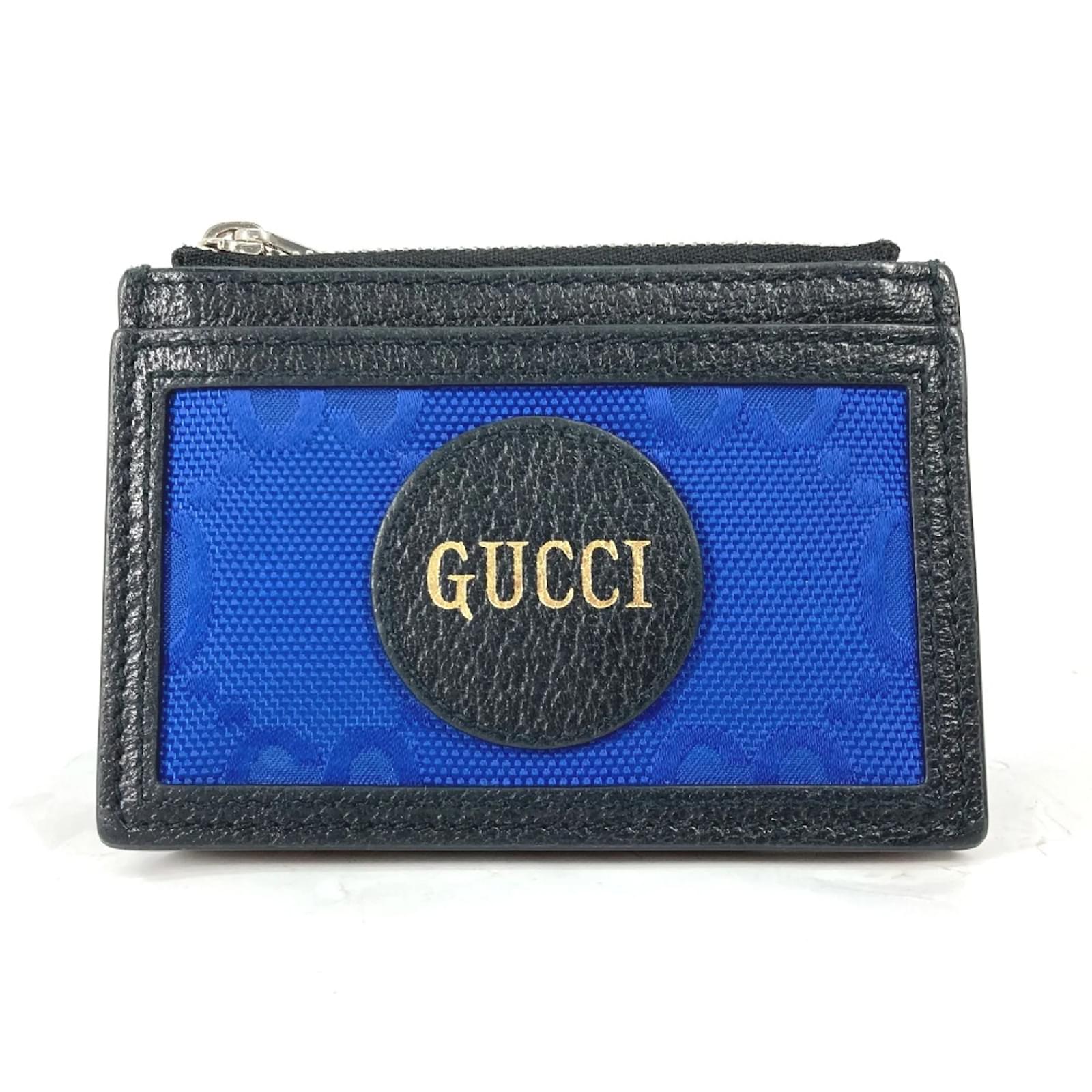 Gucci Blue Leather Coin Purse ref.1465412 - Joli Closet