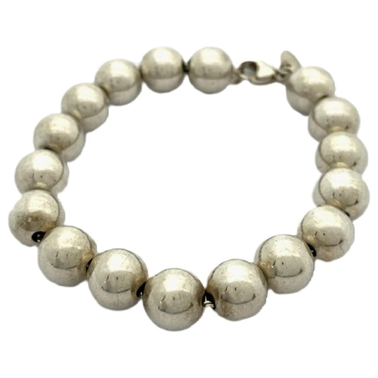 Tiffany Co. Hardware Ball Bracelet aus Silber 925 Geld ref.1466537 Joli Closet