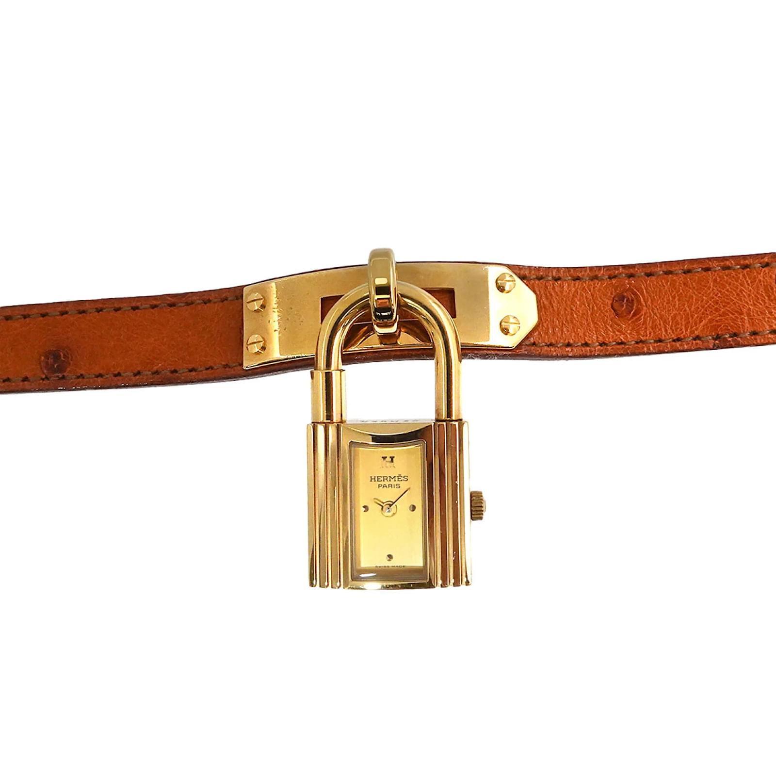 Hermès Hermes Kelly Watch Ladies' Gold Quartz Padlock ref.1466929 ...
