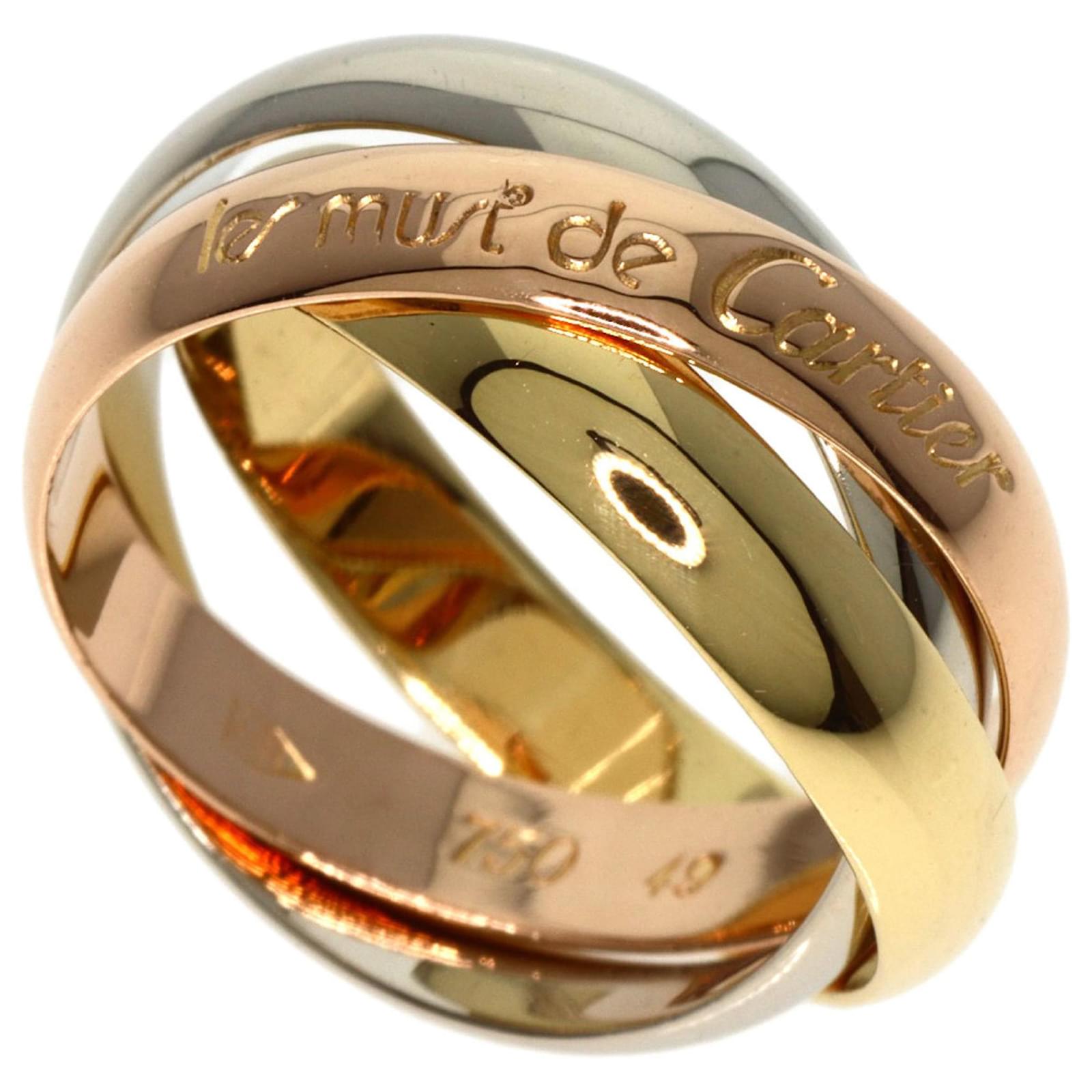 Cartier Trinity Band Ring in 18K Yellow Gold ref.1467689 - Joli Closet