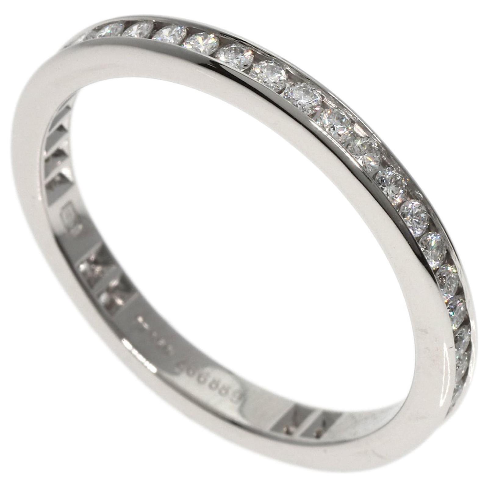 Harry Winston Full Eternity Channel Setting Diamond Ring Platinum ref ...