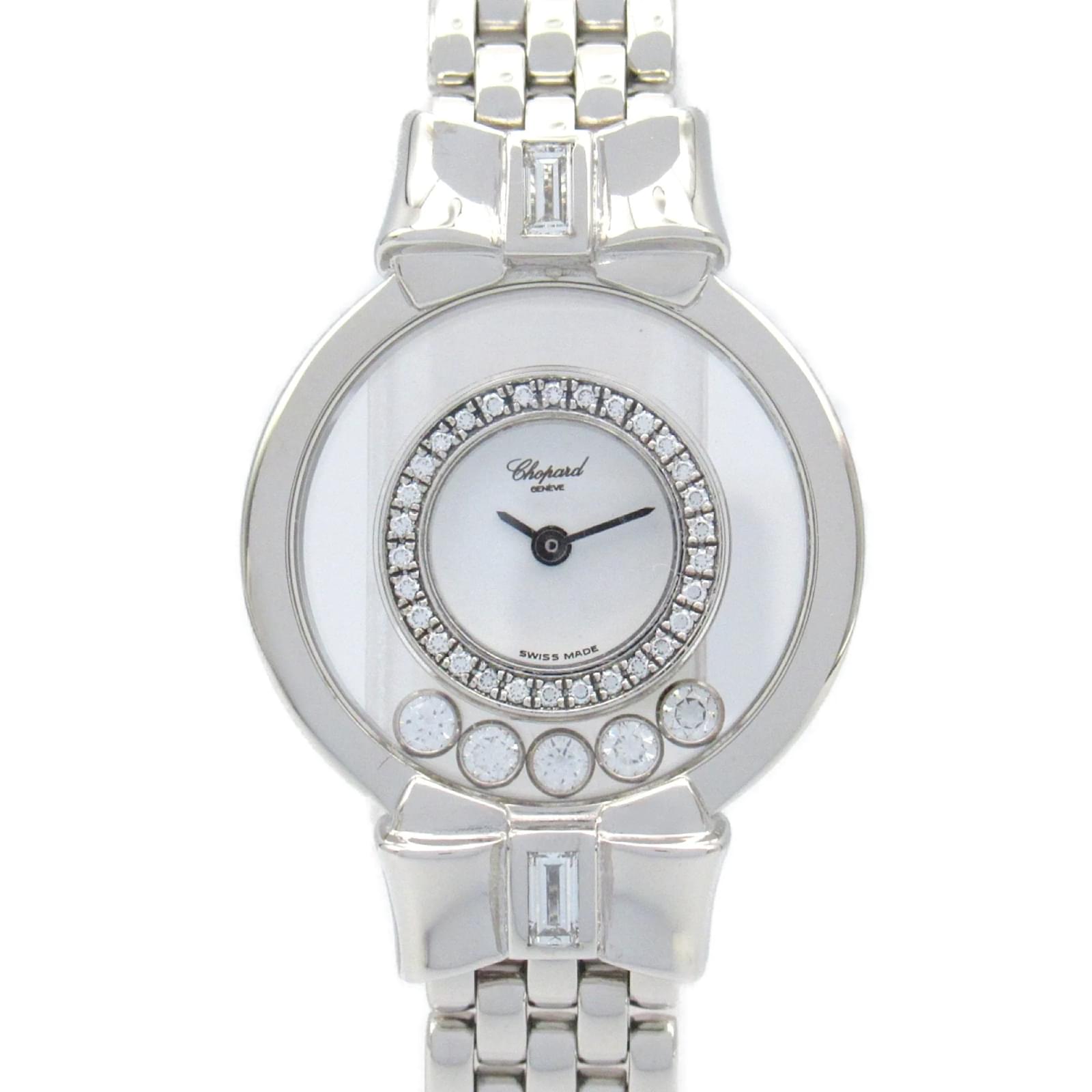Chopard Happy Diamond Wristwatch 4097/1 White White gold ref.1468374 ...