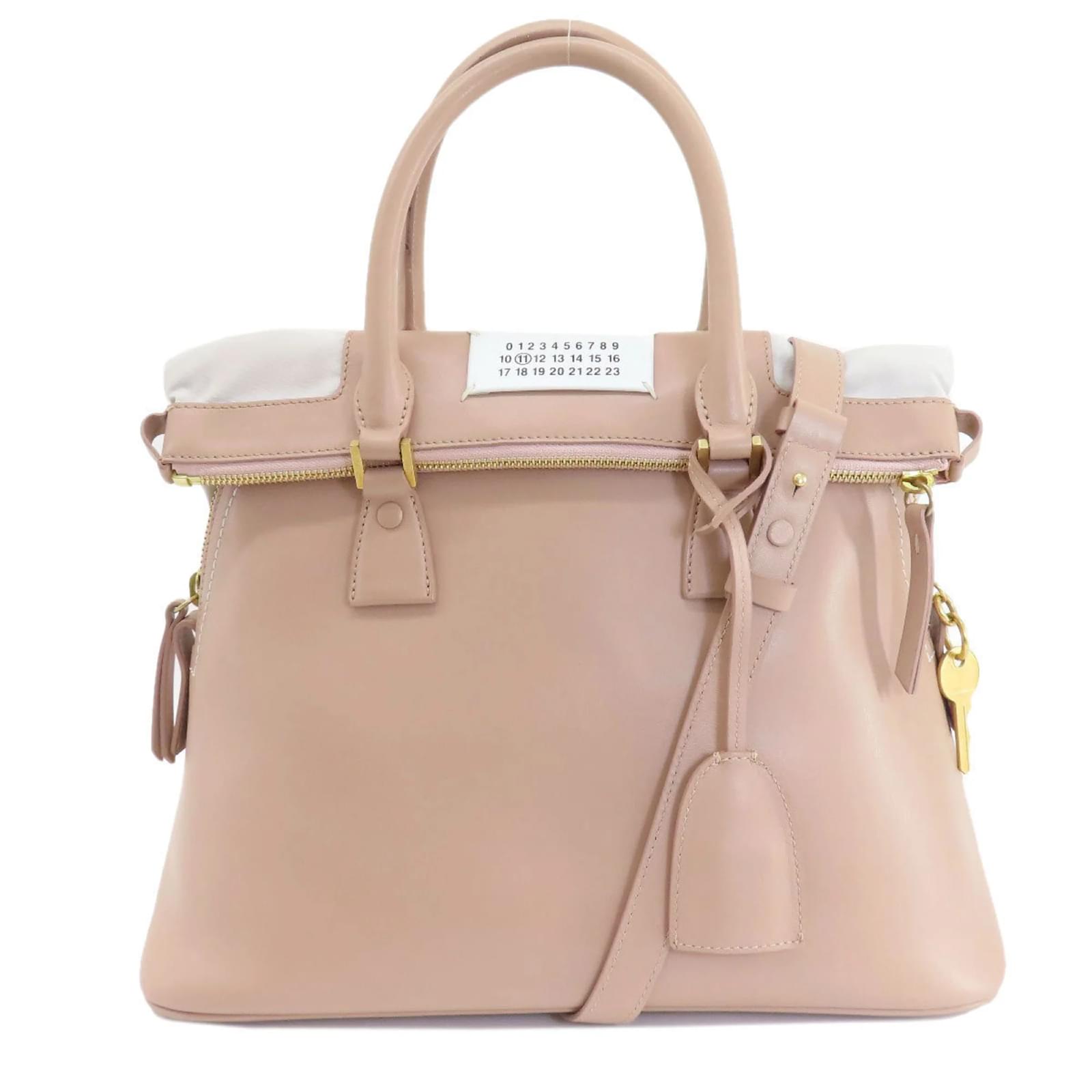 Maison Martin Margiela Maison Margiela Pink Leather Tote Bag ref ...