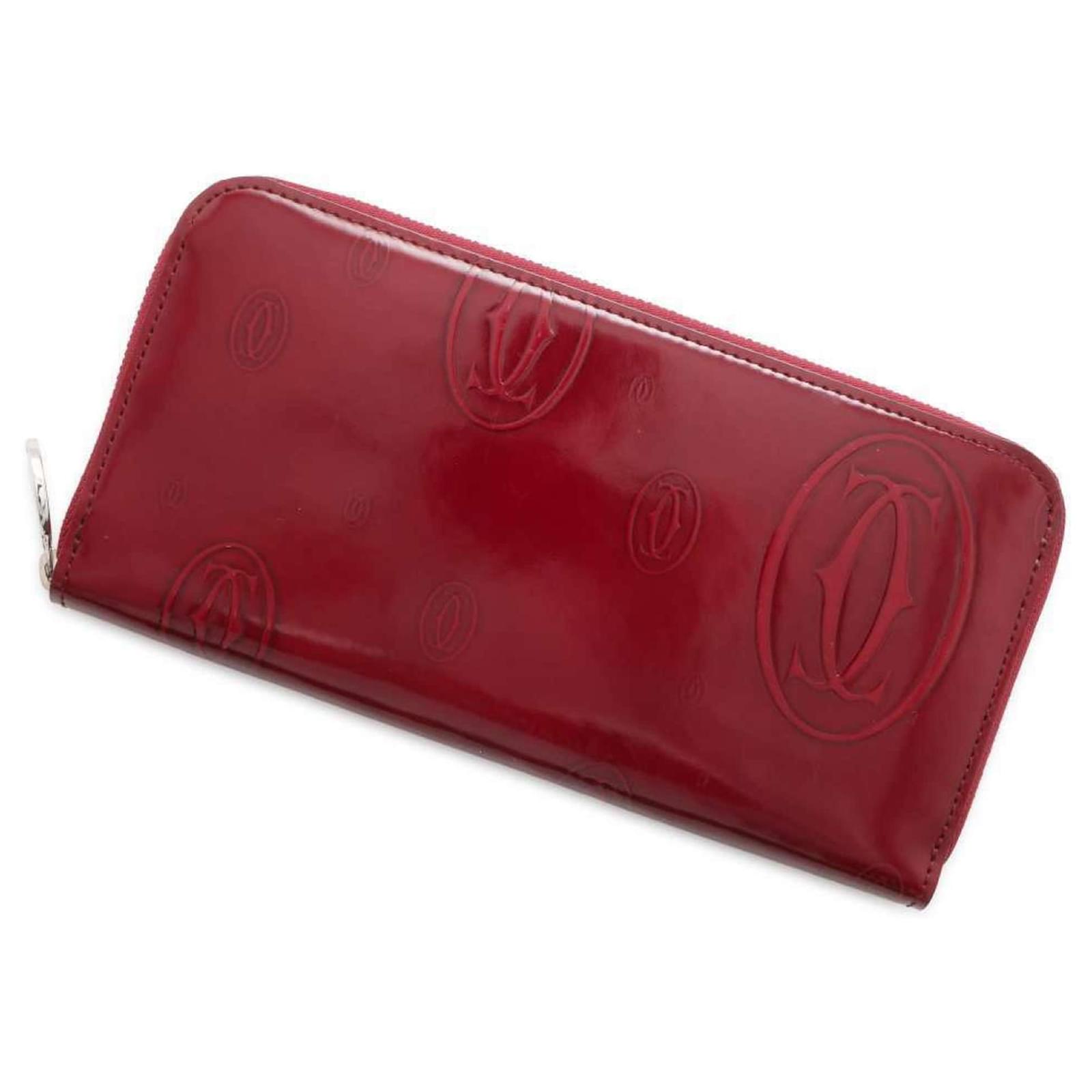 Cartier Long Wallet in Bordeaux Dark red ref.1469767 - Joli Closet
