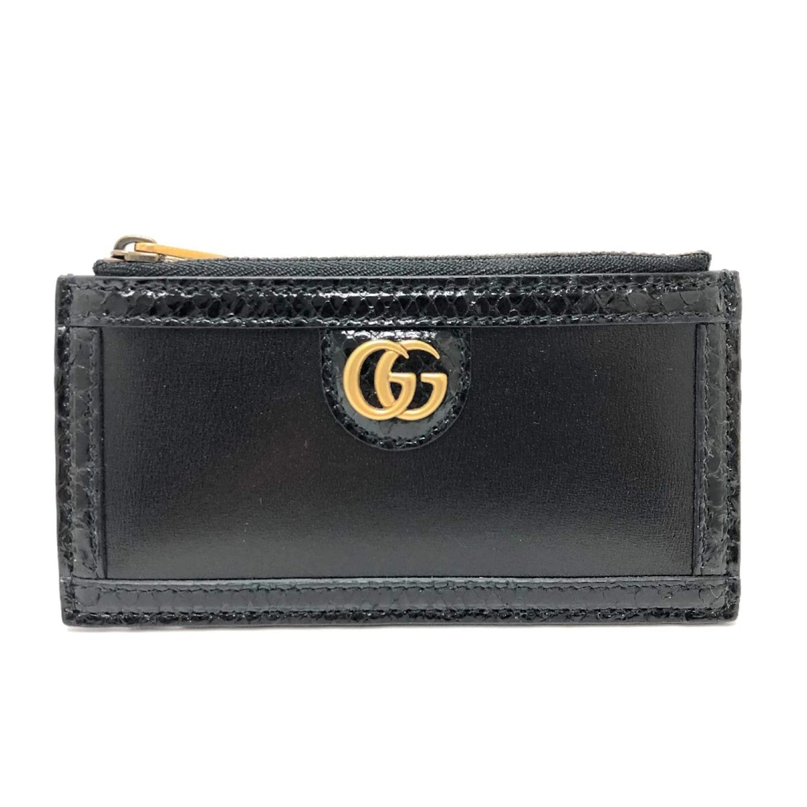 Gucci Black Leather Coin Purse ref.1470581 - Joli Closet