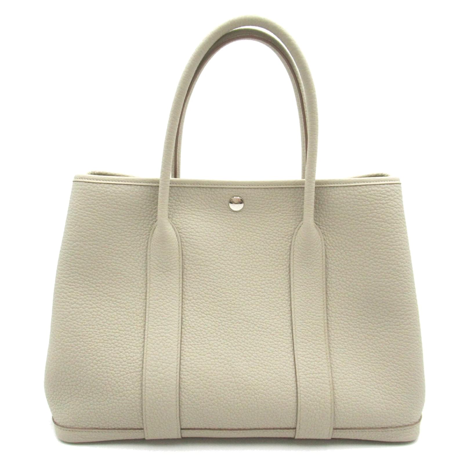 Hermès Hermes Garden Party 36 PM Handbag Beige Leather ref.1470648 ...
