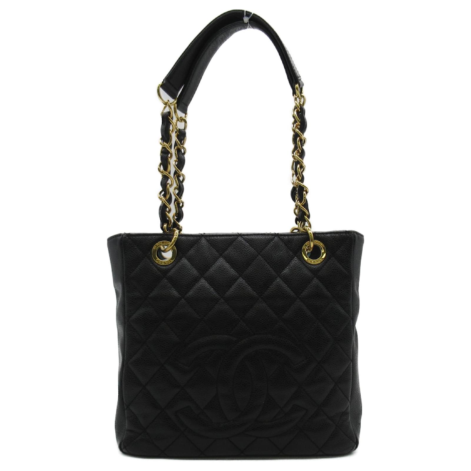 Chanel PST Tote in Black Caviar Skin Leather ref.1471876 - Joli Closet