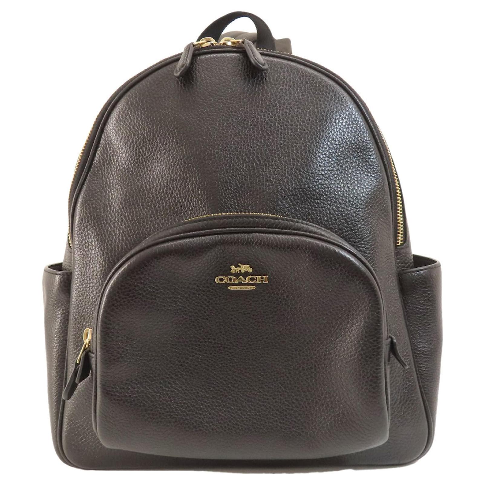 COACH 5666 Leather Backpack Black ref.1472860 - Joli Closet